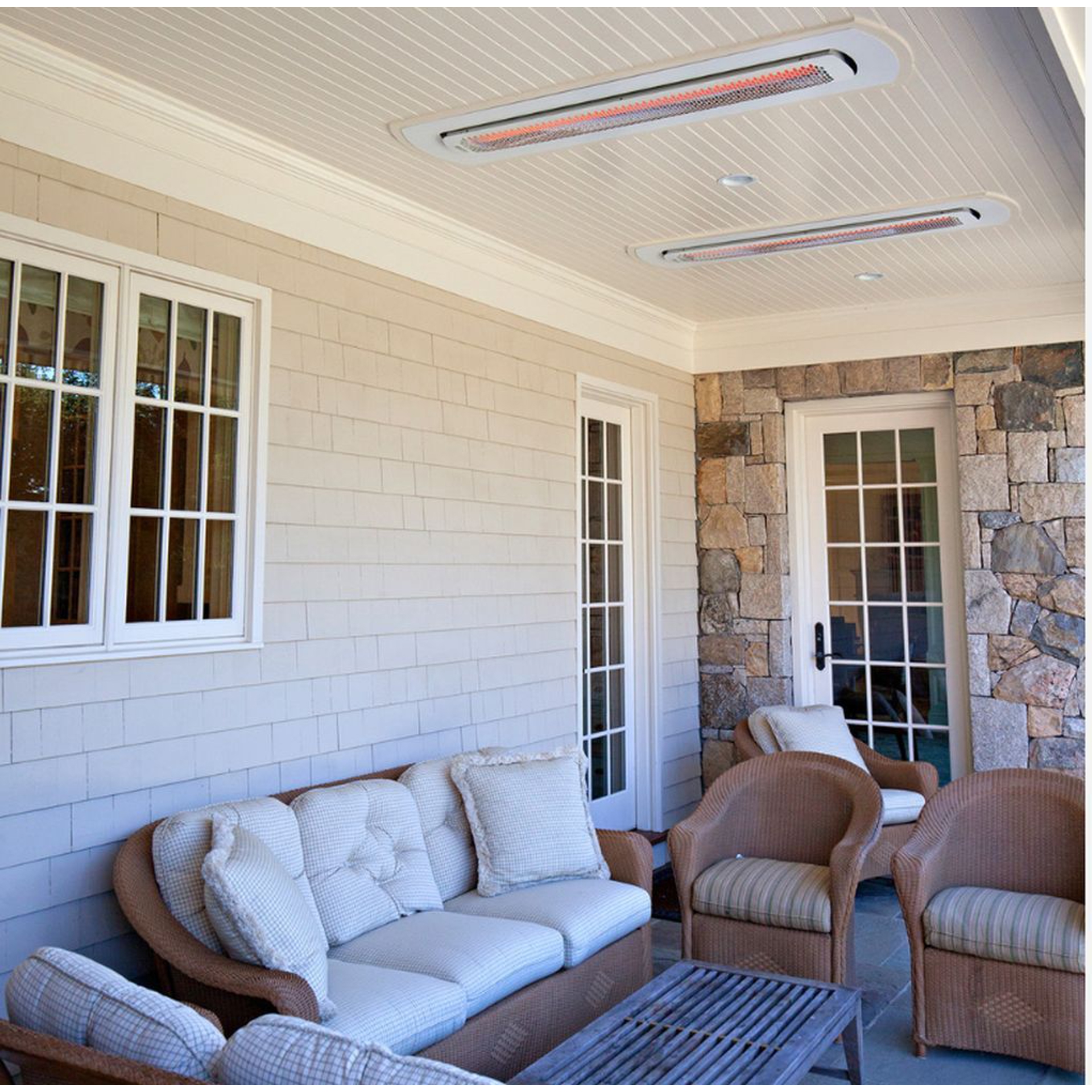 Chauffe-terrasse Tungsten électrique 6000W blanc Bromic BH0420013 | Tanguay