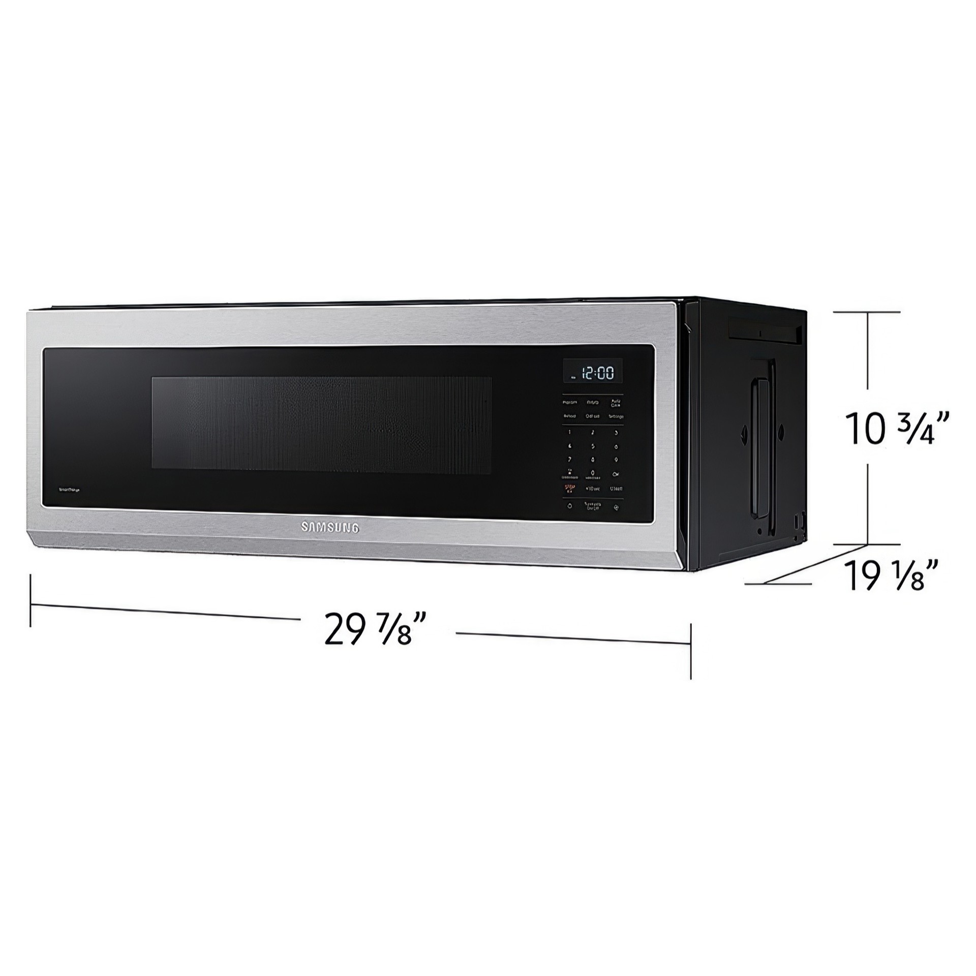 Four à micro-ondes à hotte intégrée Samsung ME11A7510DS/AC | Tanguay