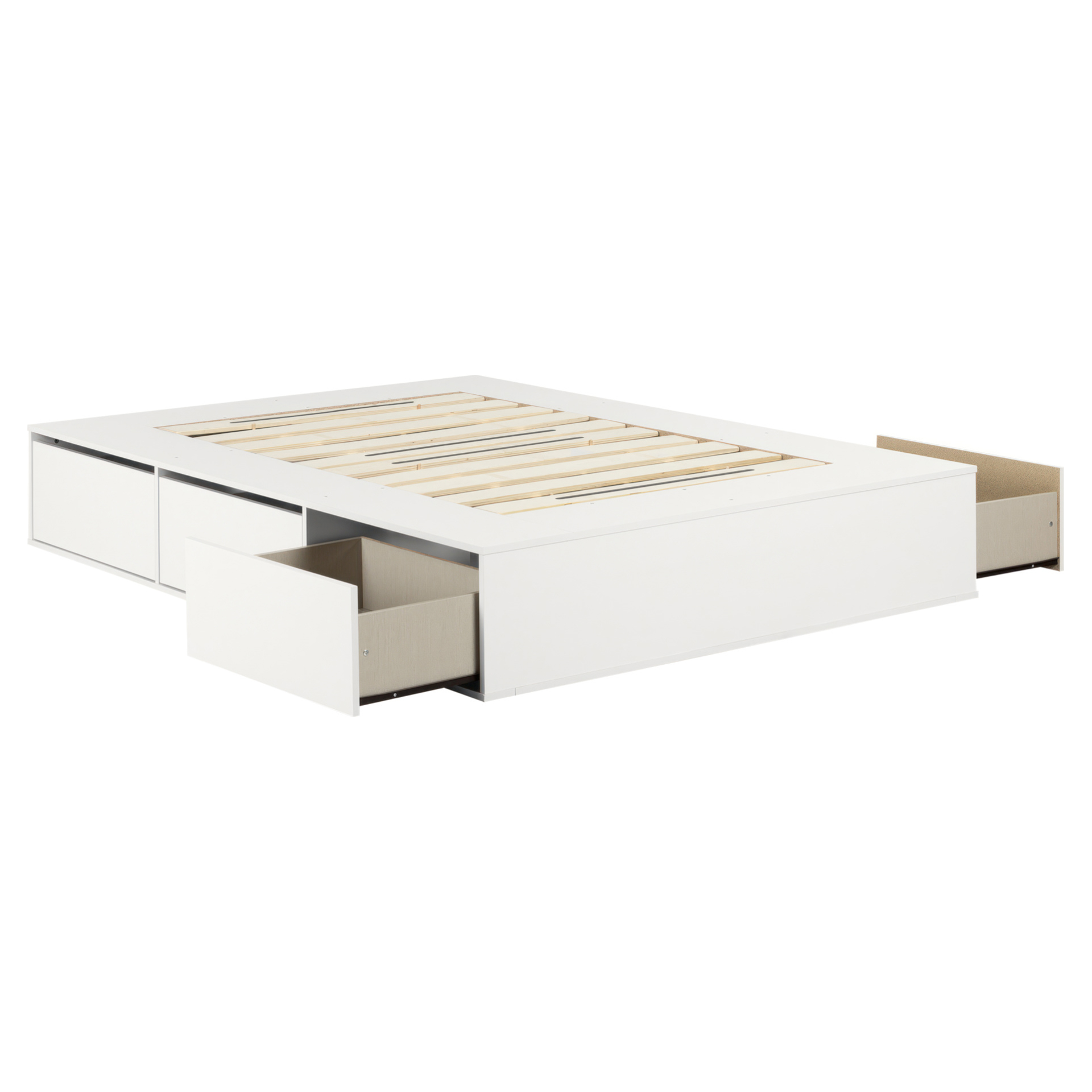 Plateforme Grand lit avec tiroirs South Shore 13251 | Tanguay L'Entrepôt