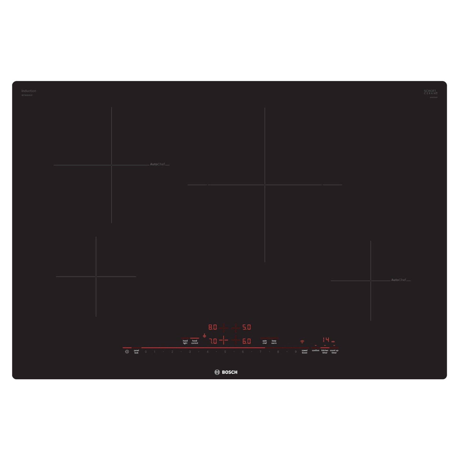 30" Induction Cooktop Bosch NIT8060UC | Tanguay