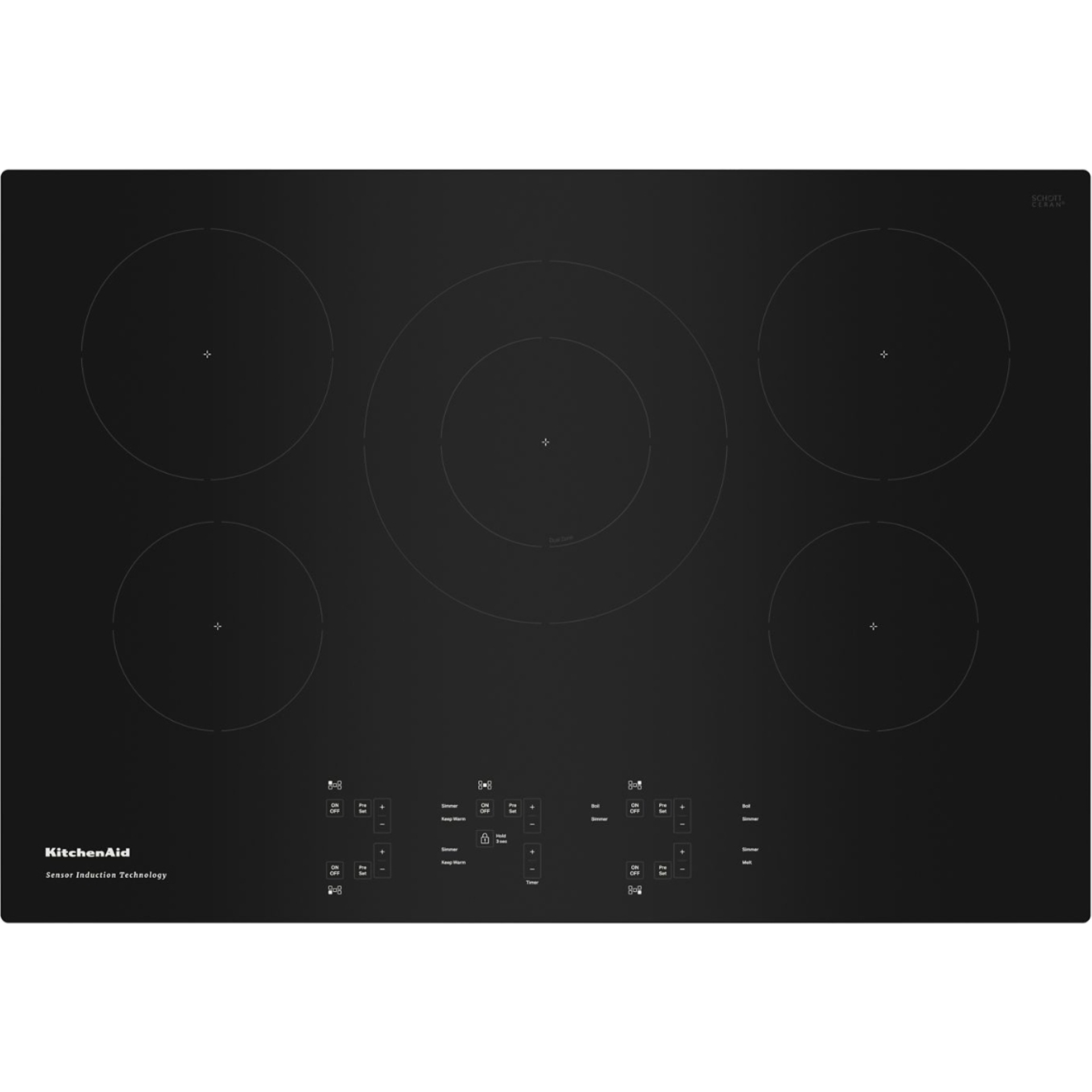 30" Induction Cooktop - Display model KitchenAid KCIG550JBL | Tanguay