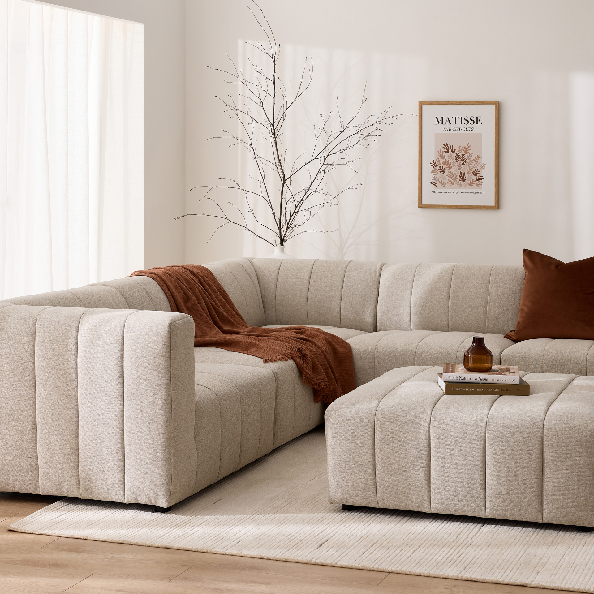 Lauriston Modular Sectional - Armchair Right Facing Arm Primo ...