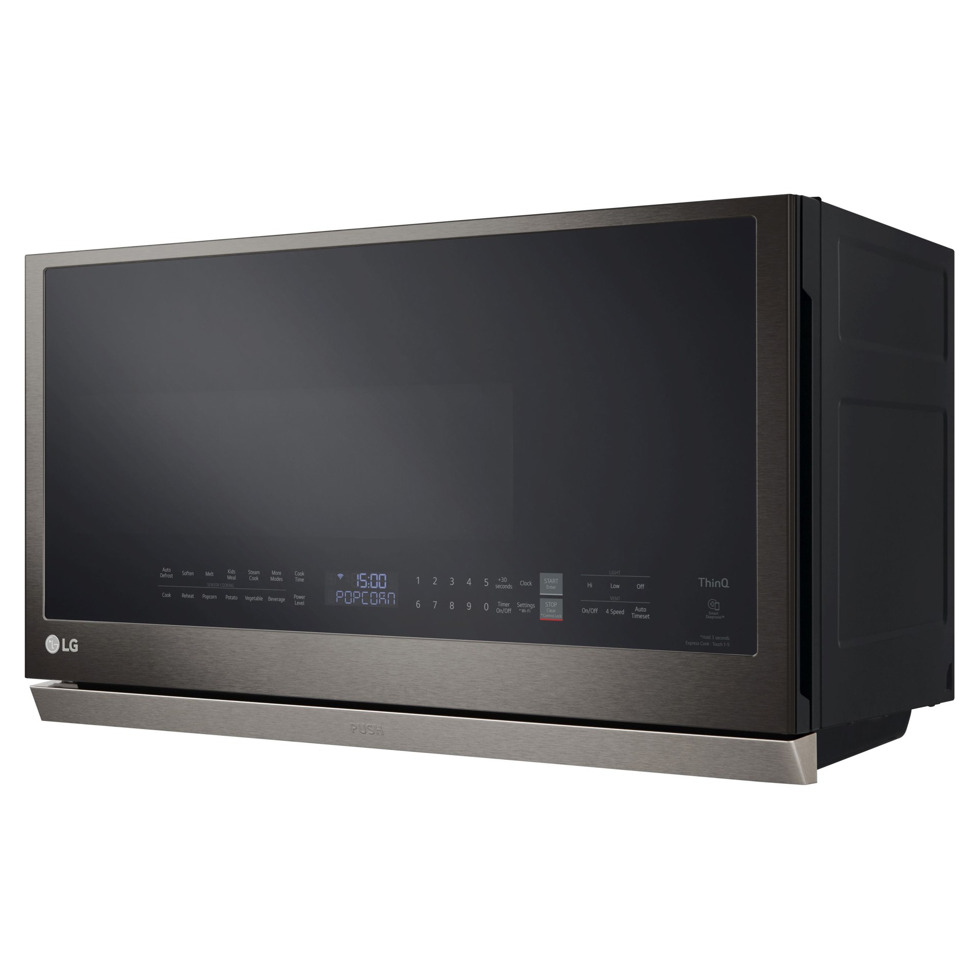 Four à micro-ondes à hotte intégrée LG MVEL2137D | Tanguay