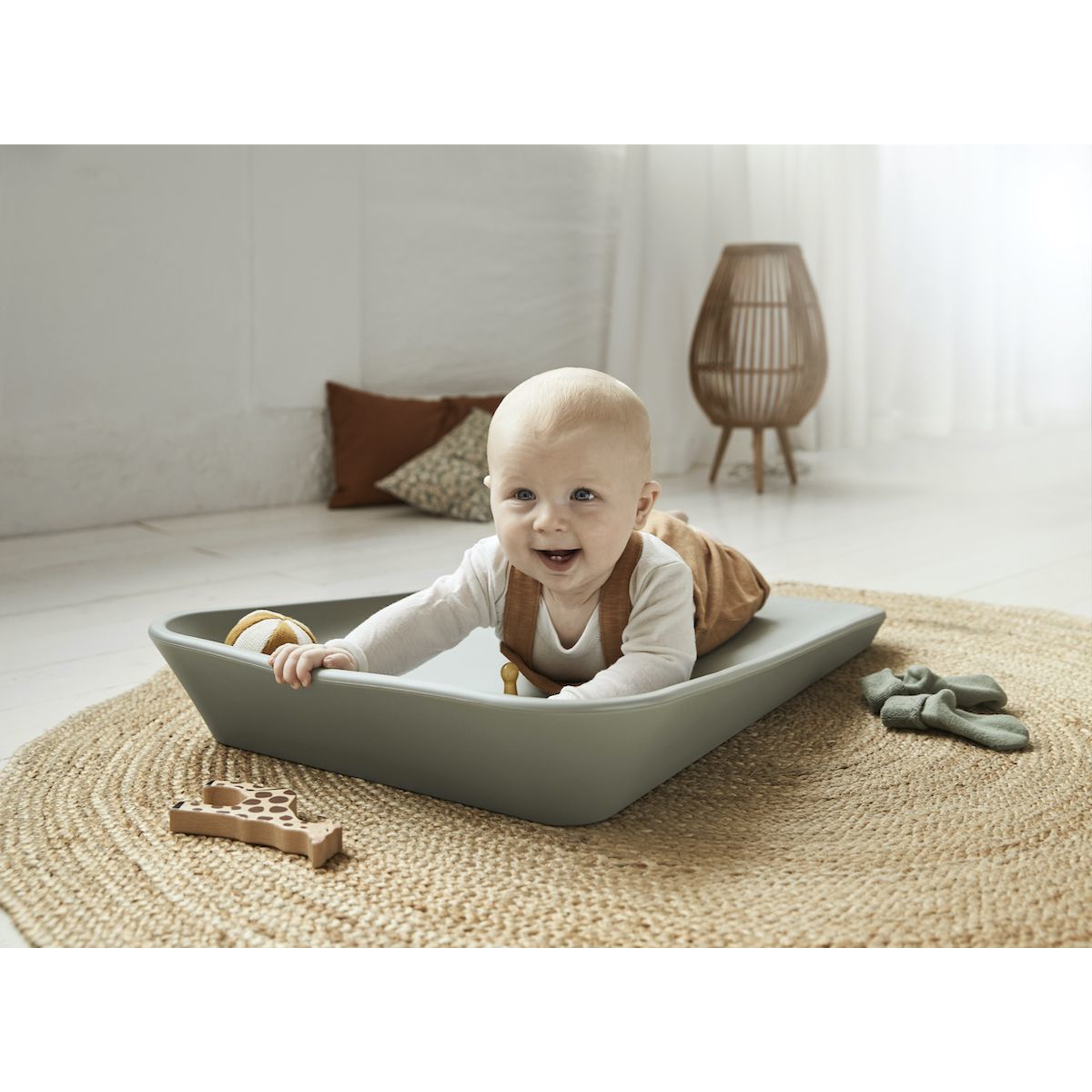 Matelas à langer en polyuréthane vert Natart 510010-69-24 | Tanguay