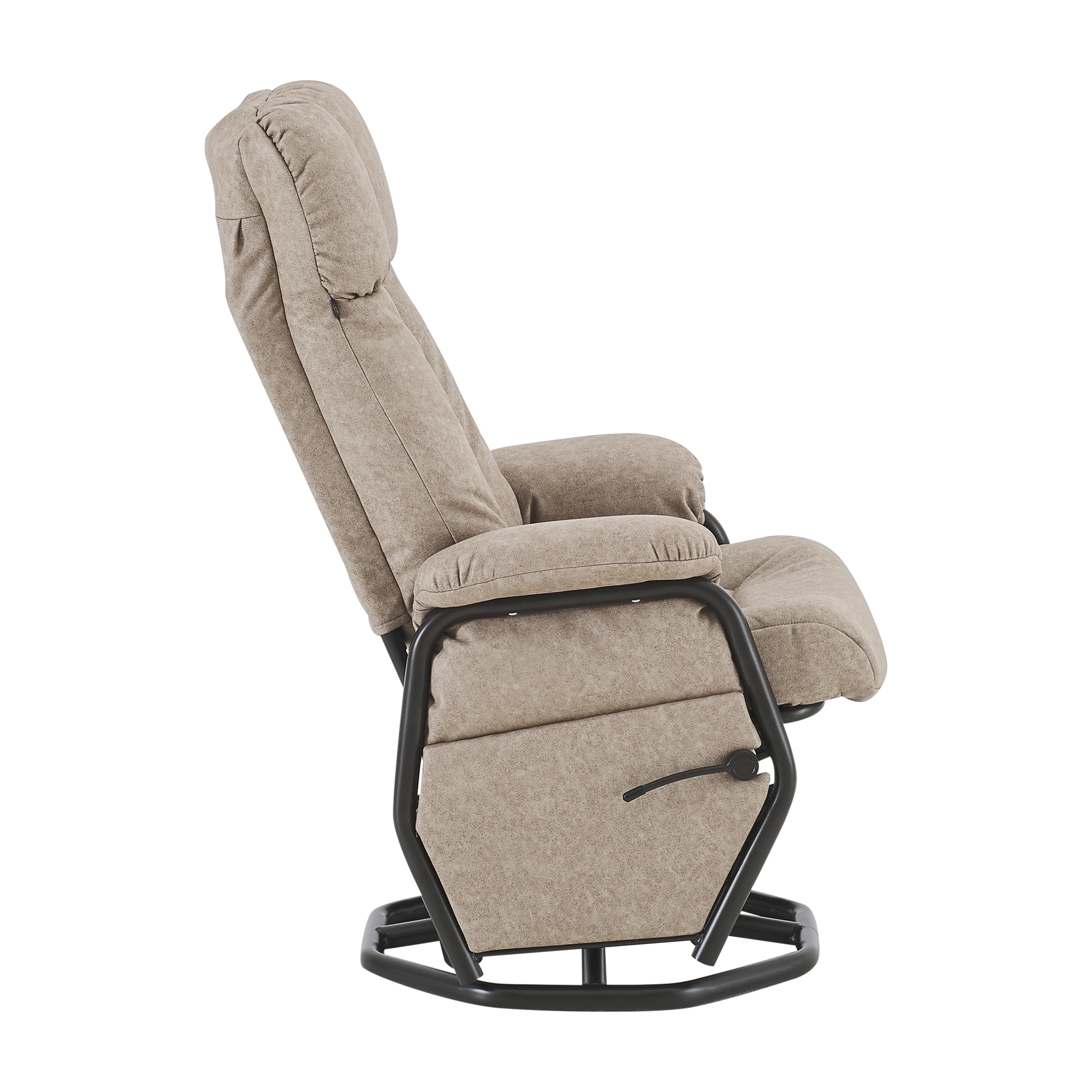 Fauteuil inclinable, berçant et pivotant en tissu Pel 134018-50 | Tanguay