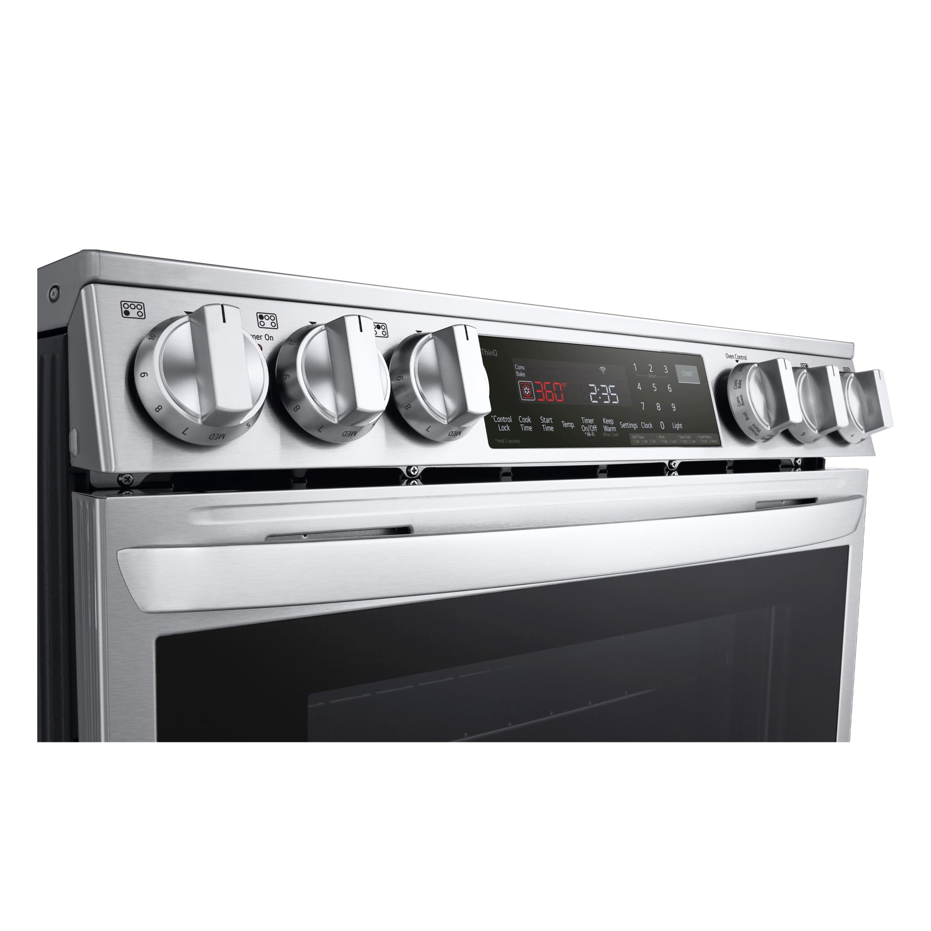 30" Convection InstaView™ Electric Slide-in Range with Air Fry LG ...