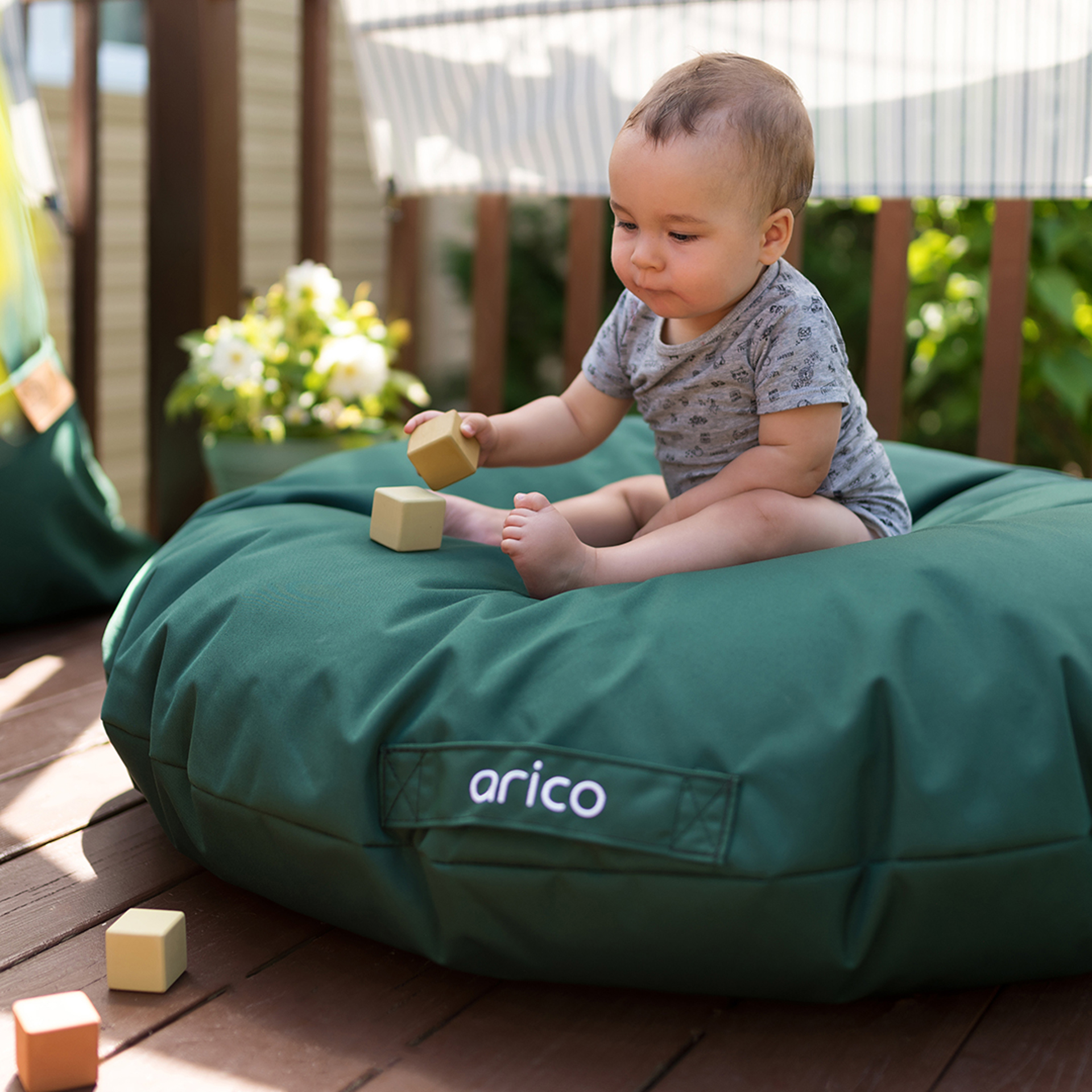 Coussin de sol couleur Boréal Arico 080002 | Tanguay