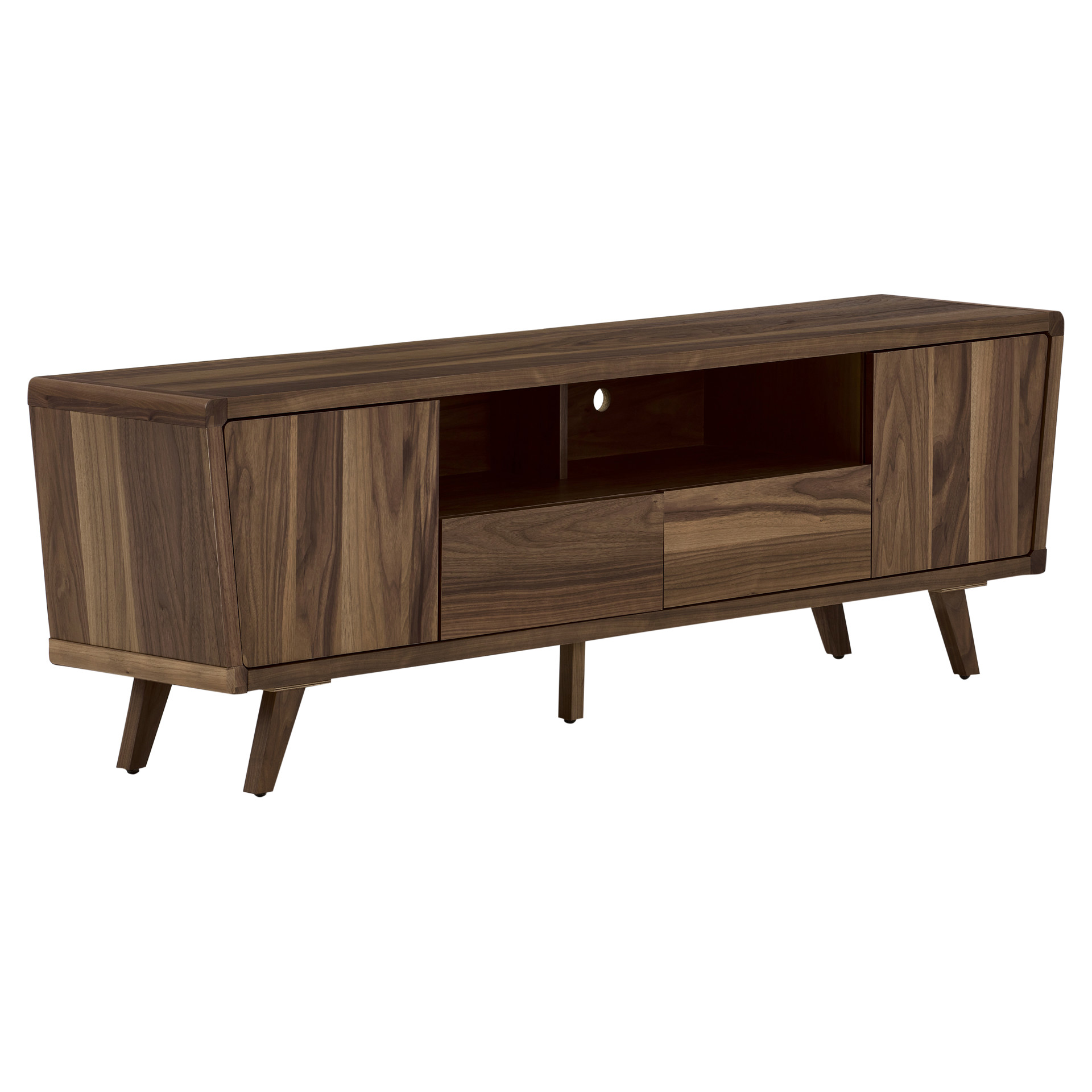 Meuble télé en noyer série 6200 Viebois 6200-B | Tanguay
