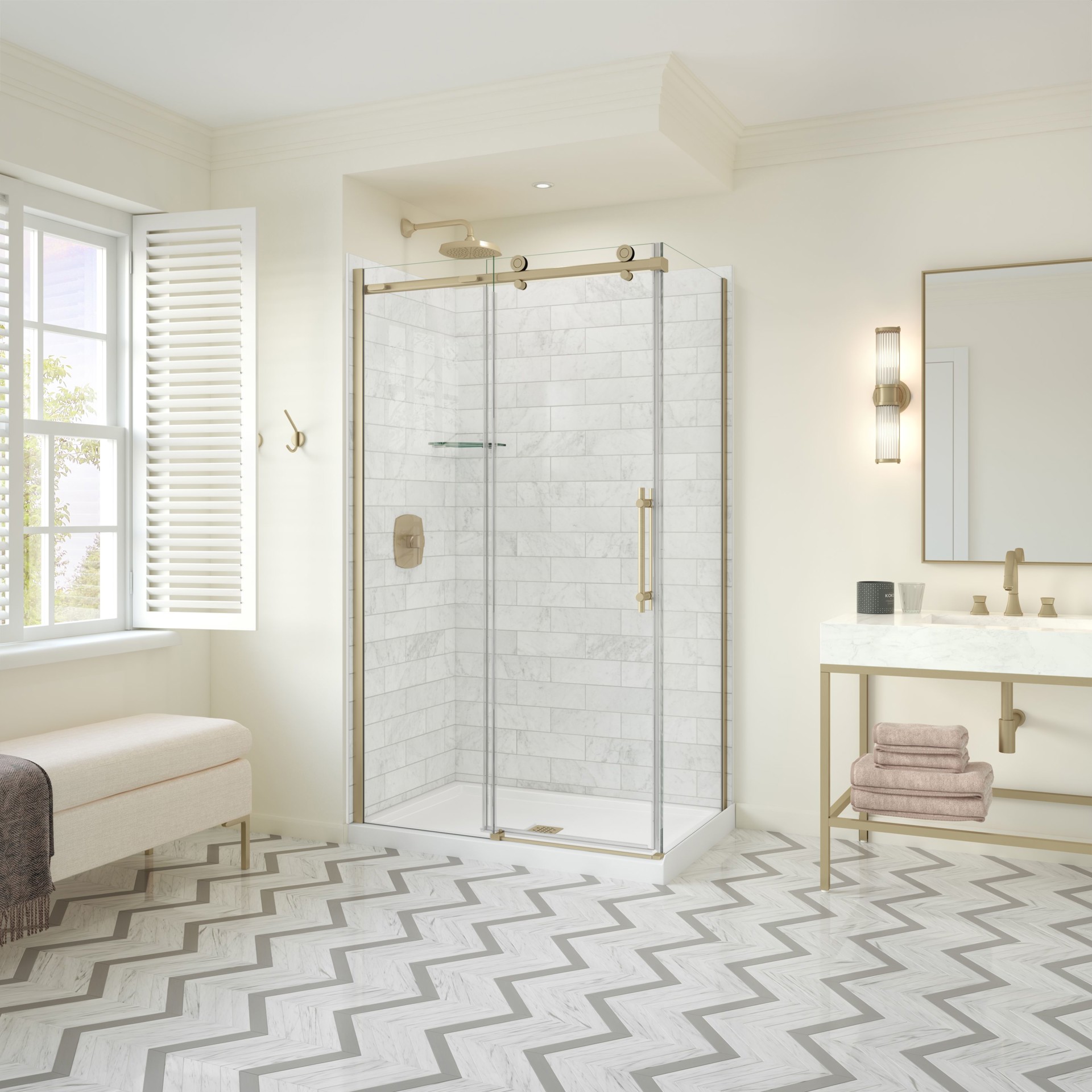 Porte de douche Odyssey SC 48 po Maax Bath 107545-900-343-000 | Tanguay