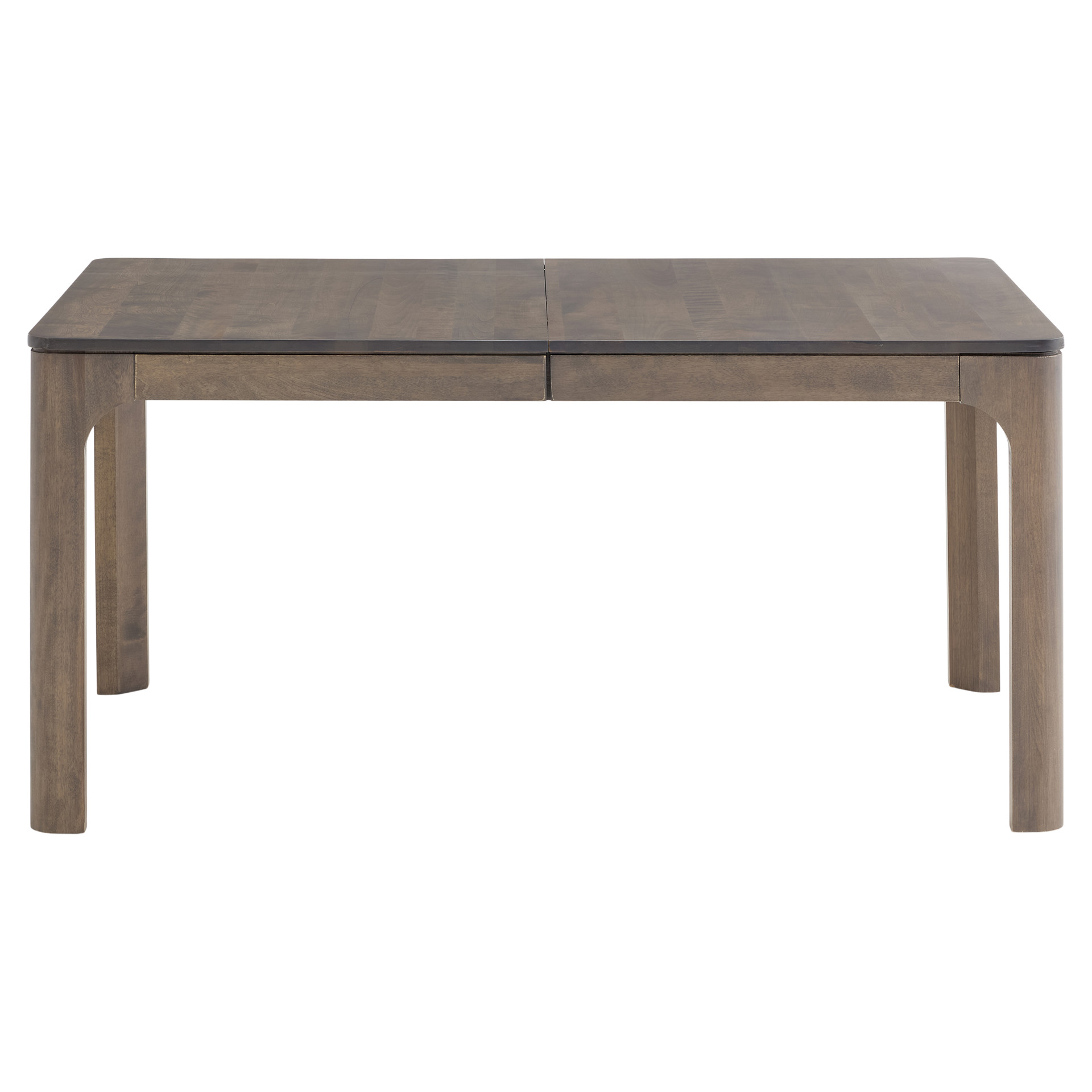 Table de salle à manger en merisier massif avec rallonge intégrée ...