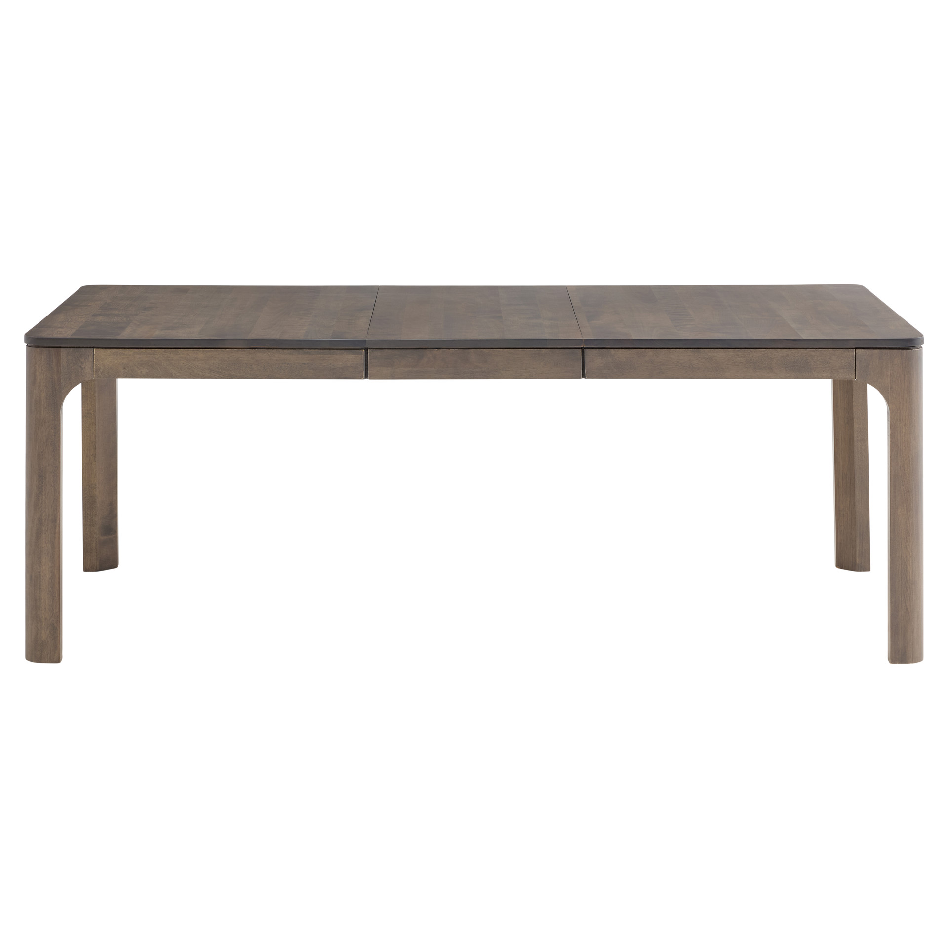 Table de salle à manger en merisier massif avec rallonge intégrée ...