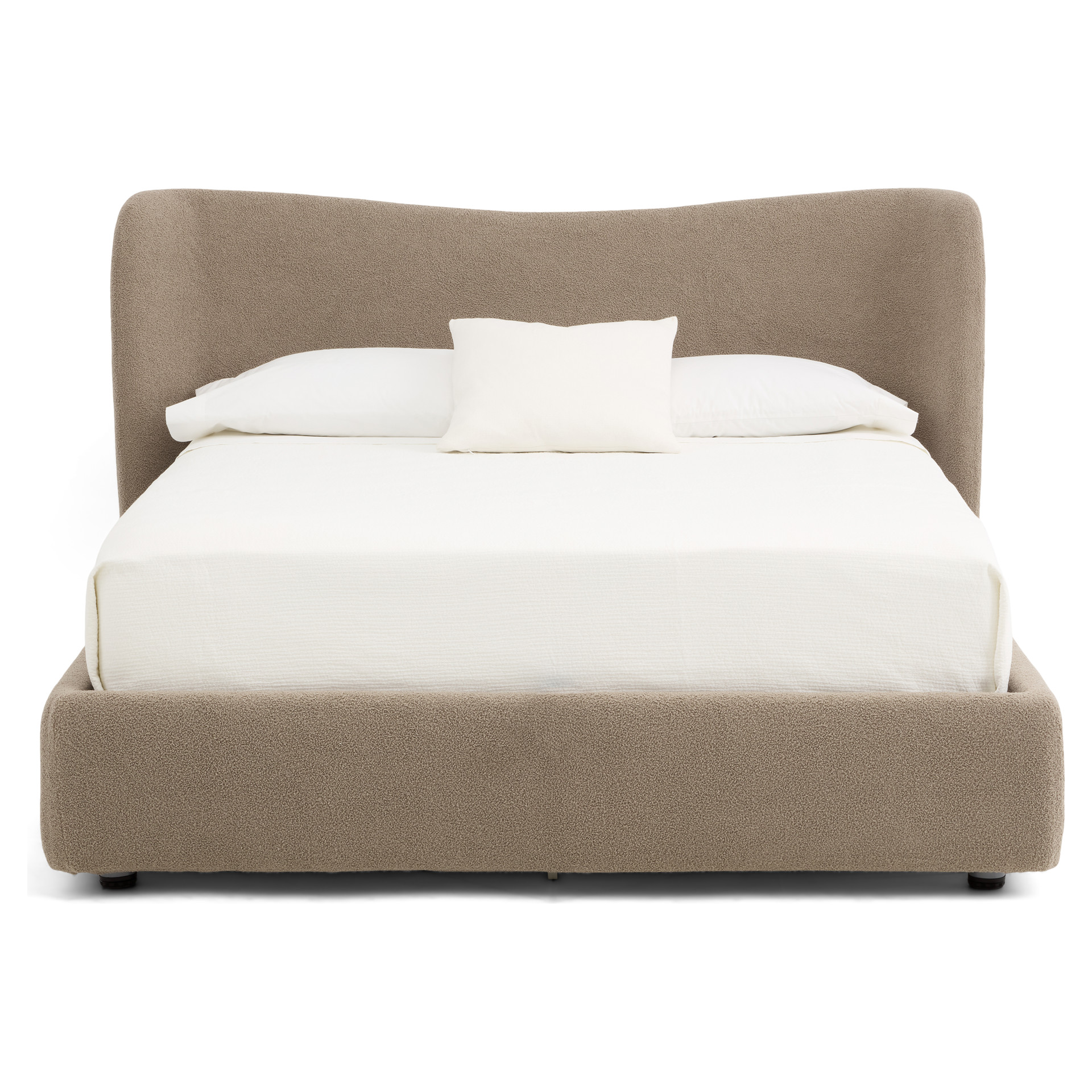 Lit rembourré avec rangement Harlow - Très Grand Mobital BED-HARL-PUTT ...