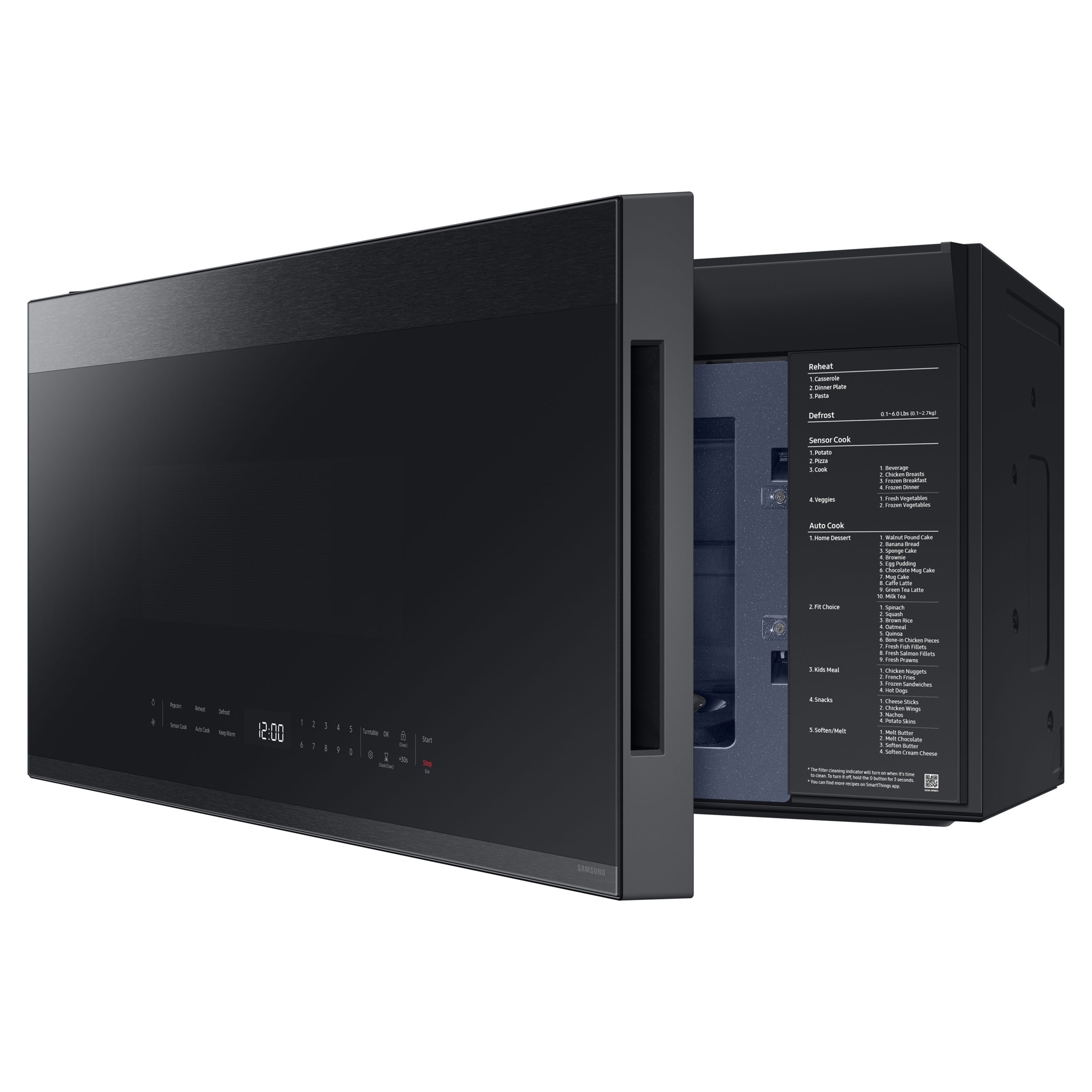 Bespoke 2.1 cu. ft. Over-the-Range Microwave Samsung ME21DG6500MTAC ...