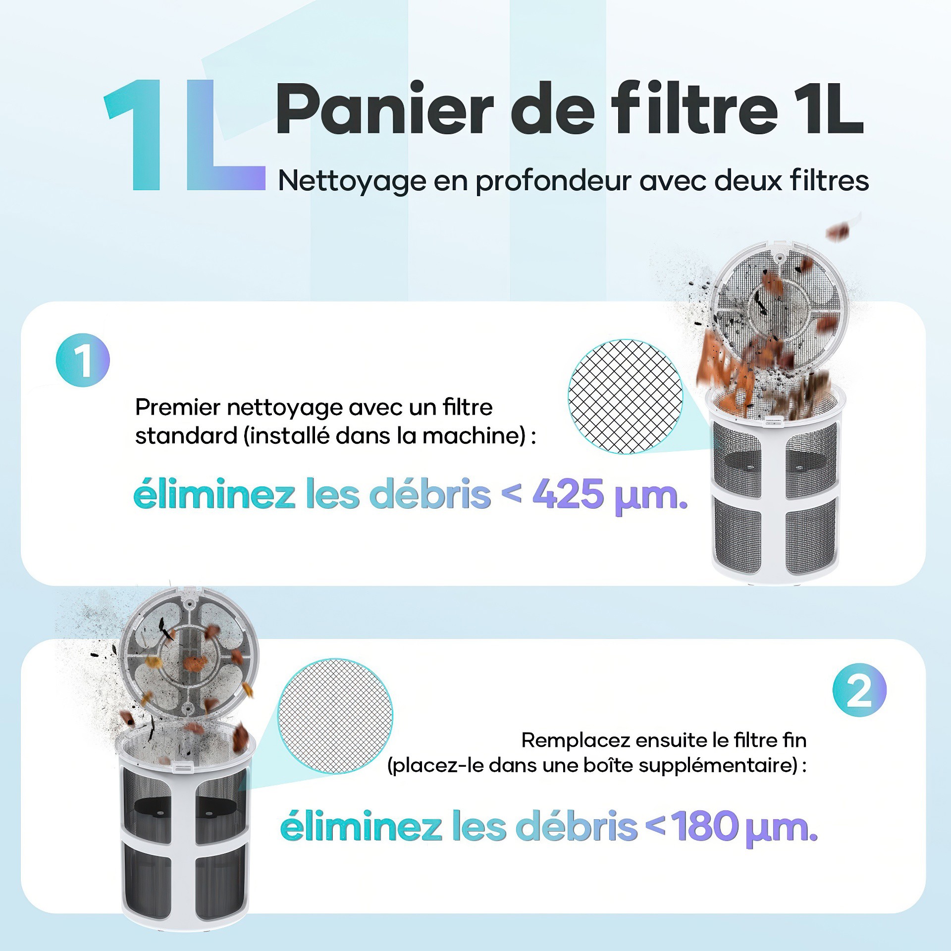 Nettoyeur de piscine robotique sans fil à main - Pilot V2 Aiper ...