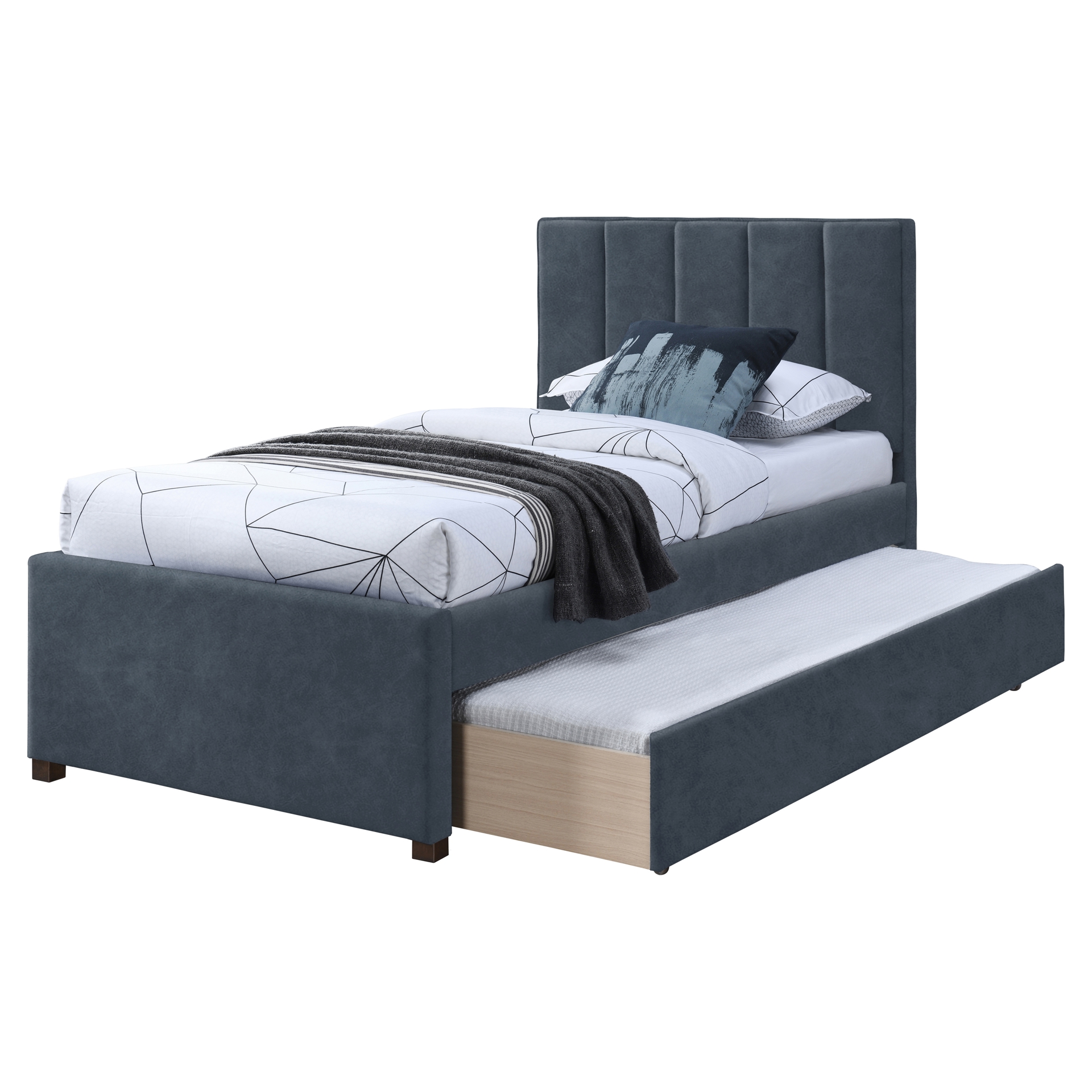 Lit gigogne Hudson - Simple Meridian Furniture HUDSONNAVY-T | Tanguay