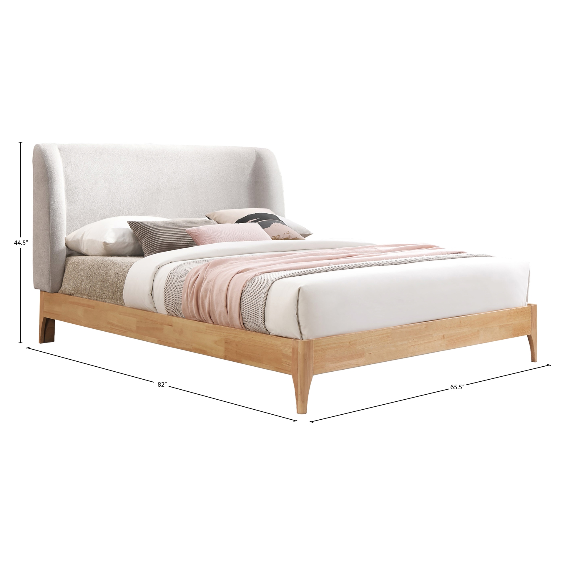 Lit complet Ventura - Grand Meridian Furniture VENTURAGREY-Q | Tanguay