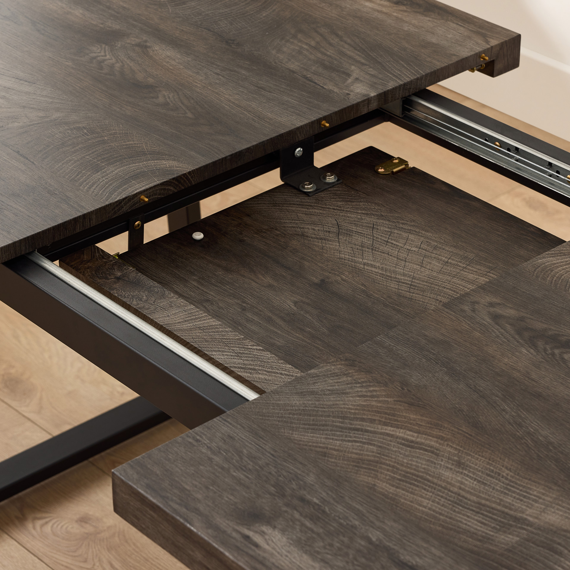 Table de salle à manger avec rallonge intégrée Tuff Avenue DT-20007 ...