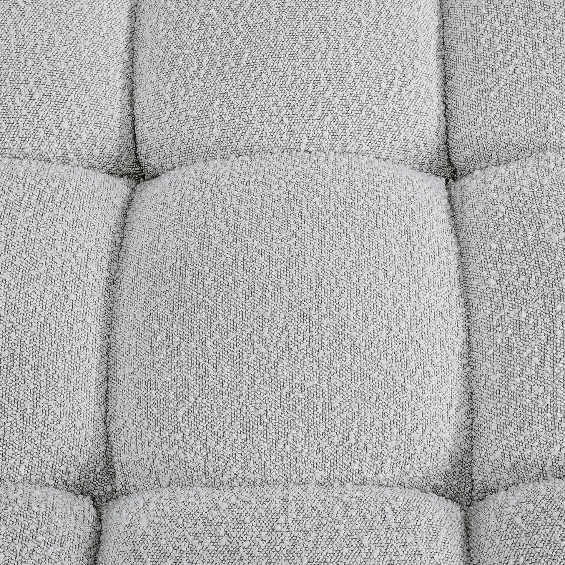 Ames Grey Boucle Fabric Modular Sofa Meridian Furniture 611GREY-S102A ...