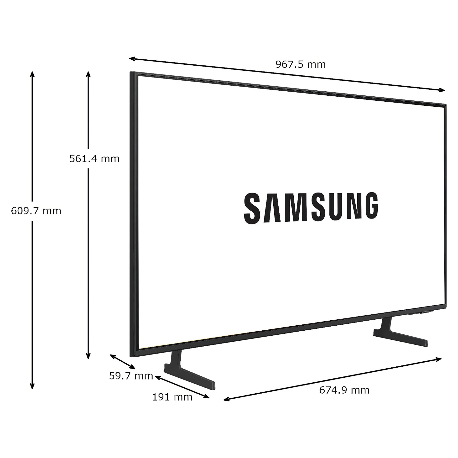 Téléviseur 4K Smart TV écran 43 po - Boîte ouverte Samsung UN43DU7100FXZC | Tanguay