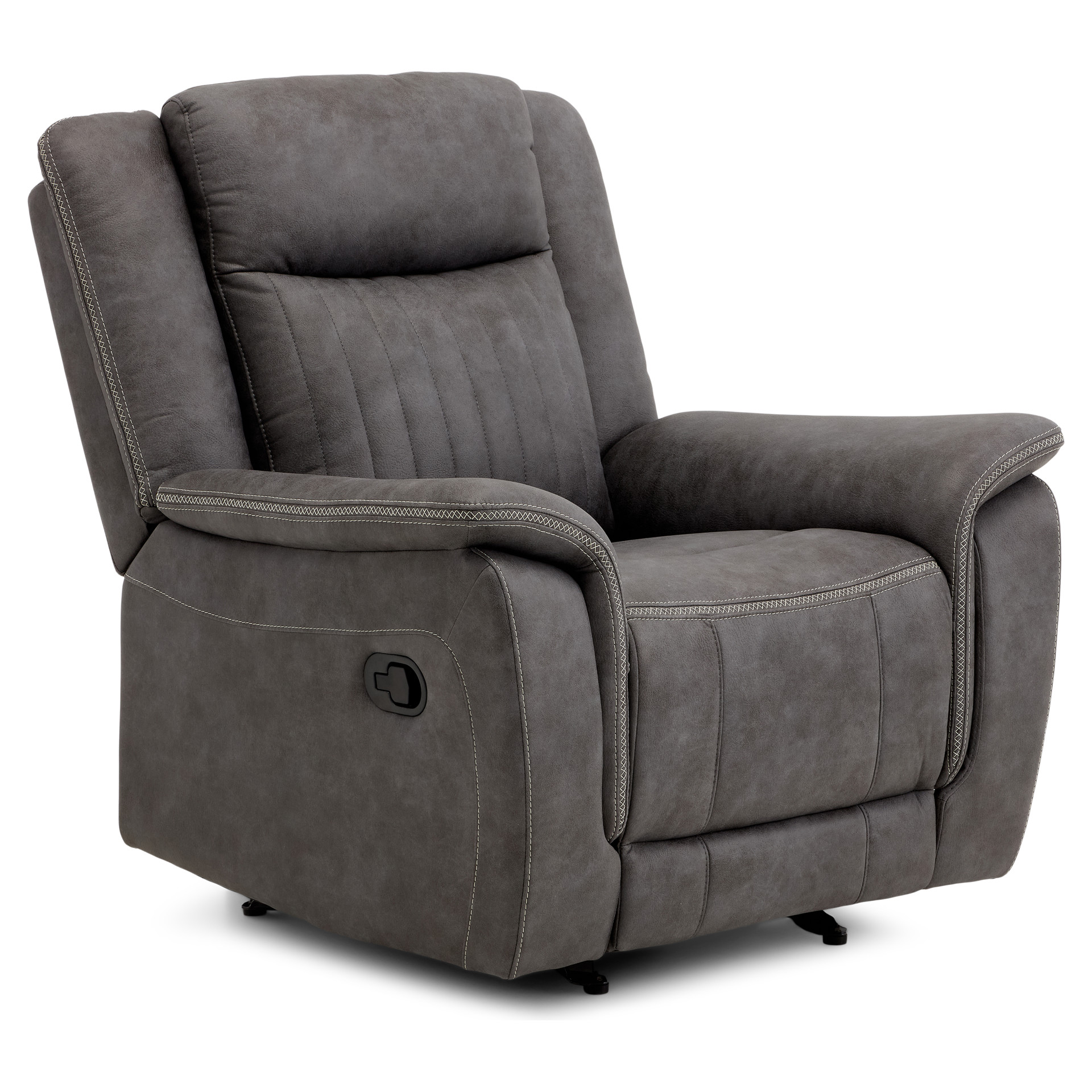 Fauteuil inclinable en tissu Mazin 99646GY-1RR | Tanguay