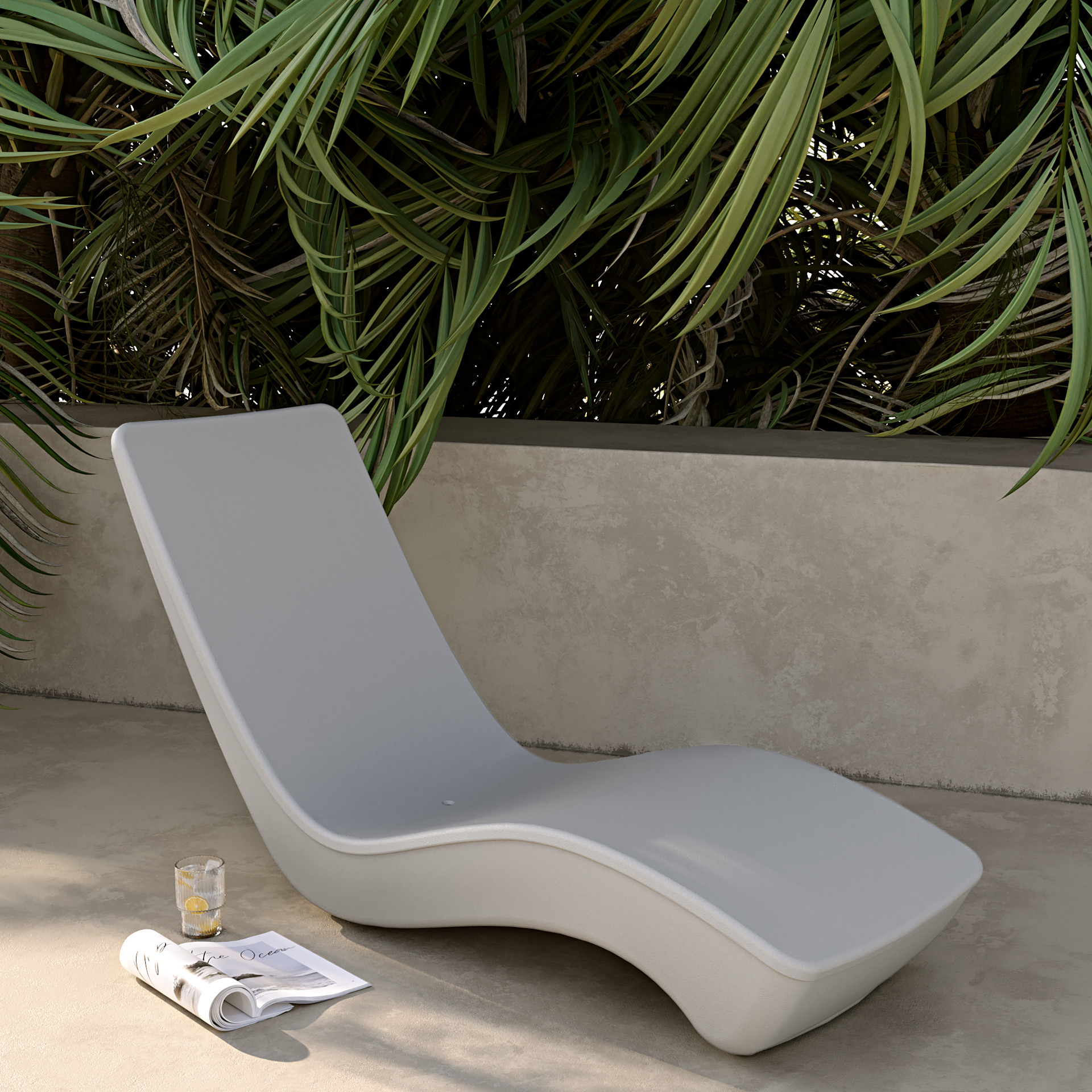 Chaise Longue D ext rieure Begonia South Shore 15944 Tanguay
