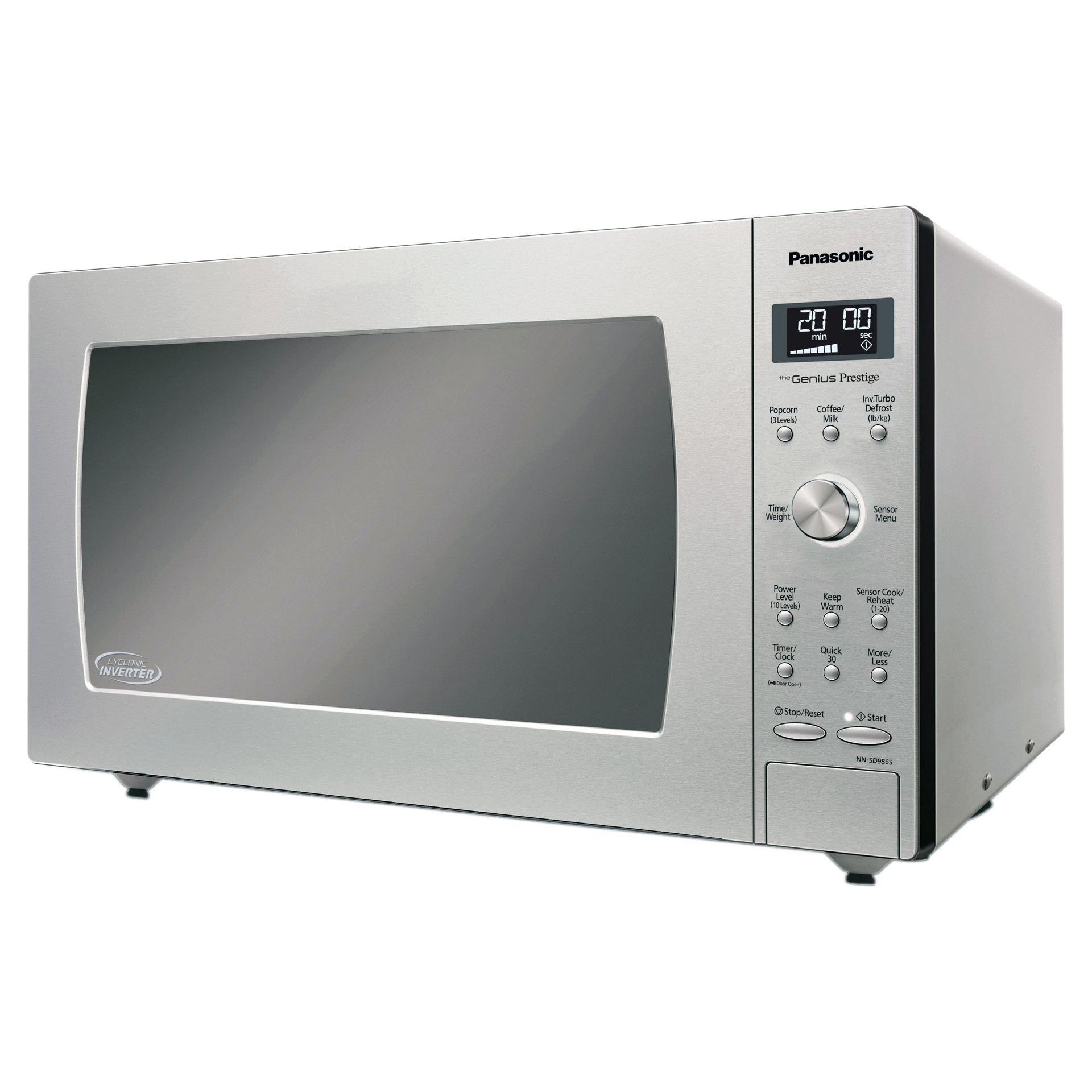 Four à micro-ondes Genius Prestige 2.2 pi3 - 1200W Panasonic NNSD986SC ...