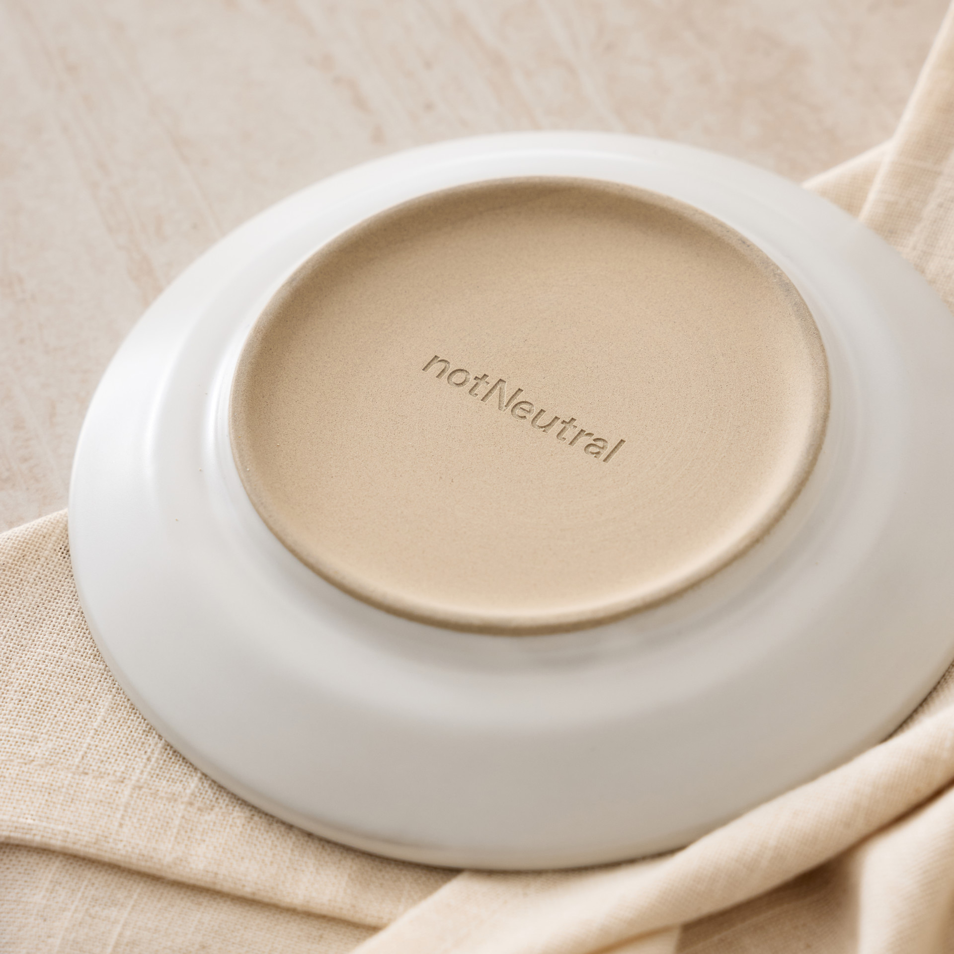 notNeutral PICO Cappuccino/Lattte Saucer 6oz (Set of 6) notNeutral NN ...