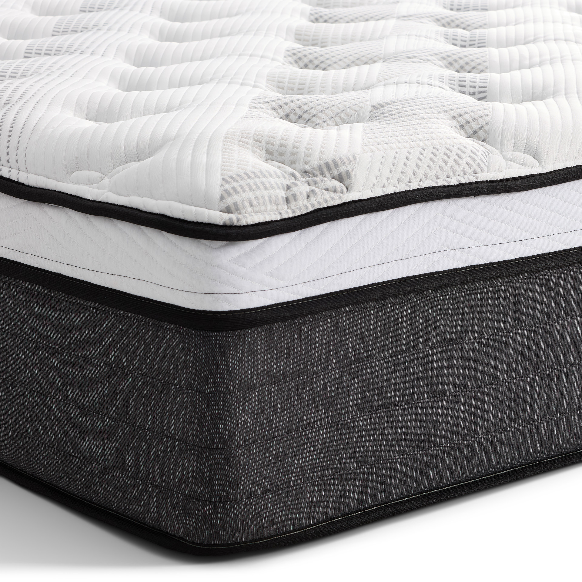 Elizabeth Hybrid Foam and Pocket Coil Medium-Firm Mattress (Queen ...