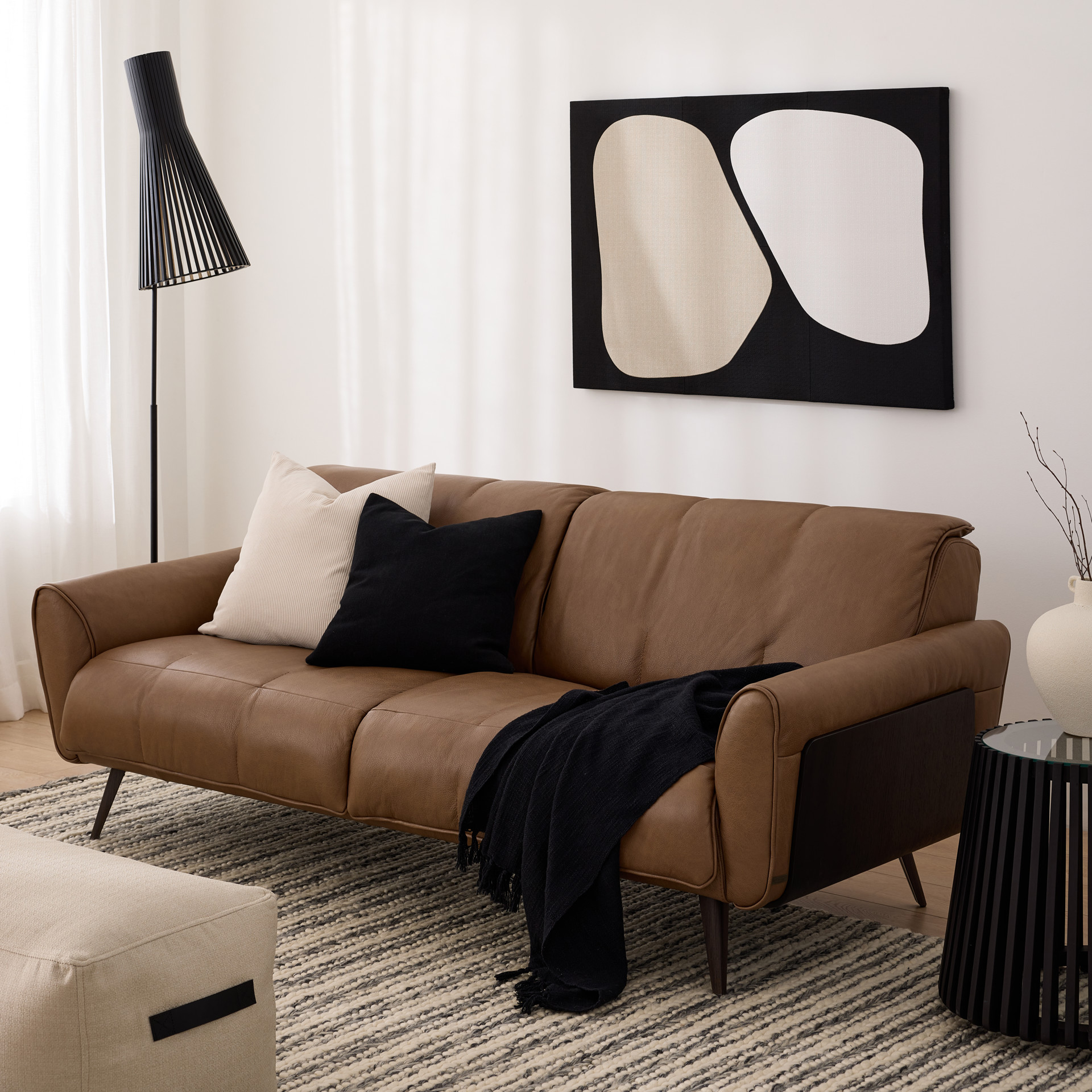 Sofa condo Talento en cuir Natuzzi Editions B993-488 | Tanguay