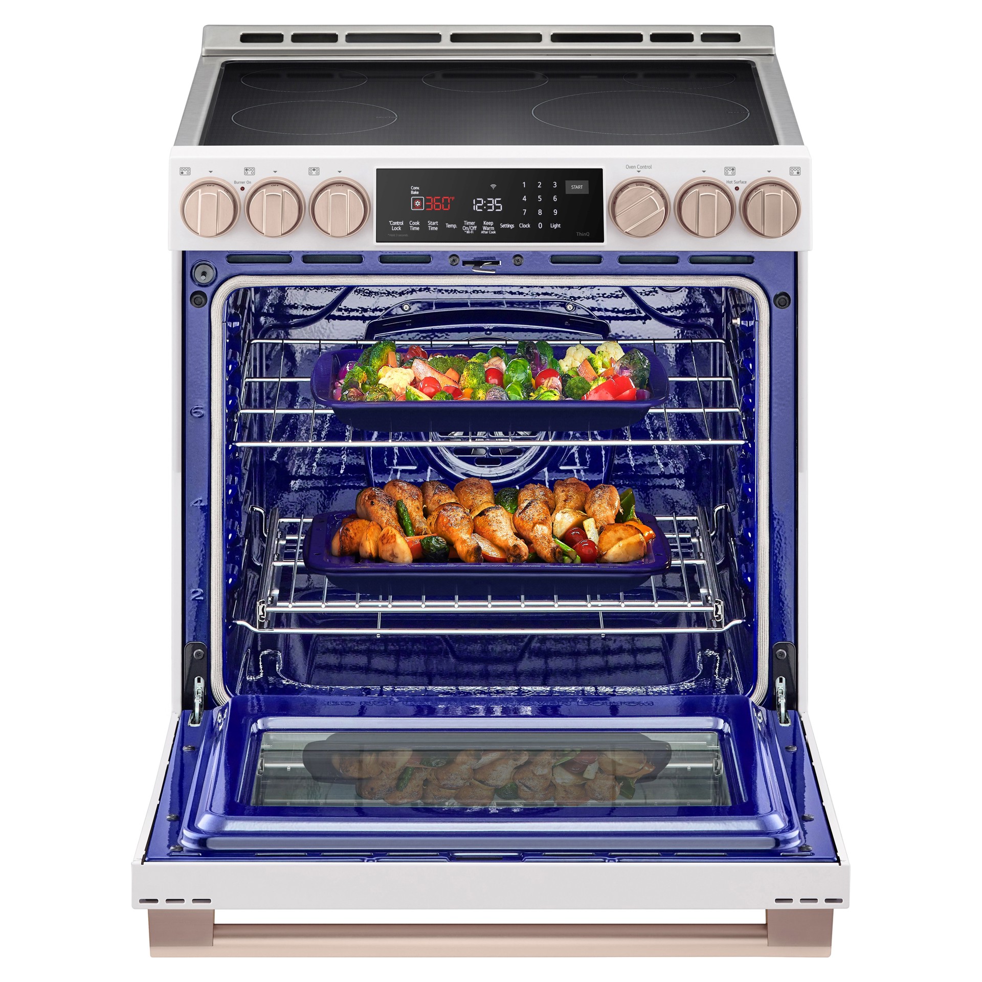 30" Slide-in Induction Range with Air Fry LG LSIS6338NE | Tanguay