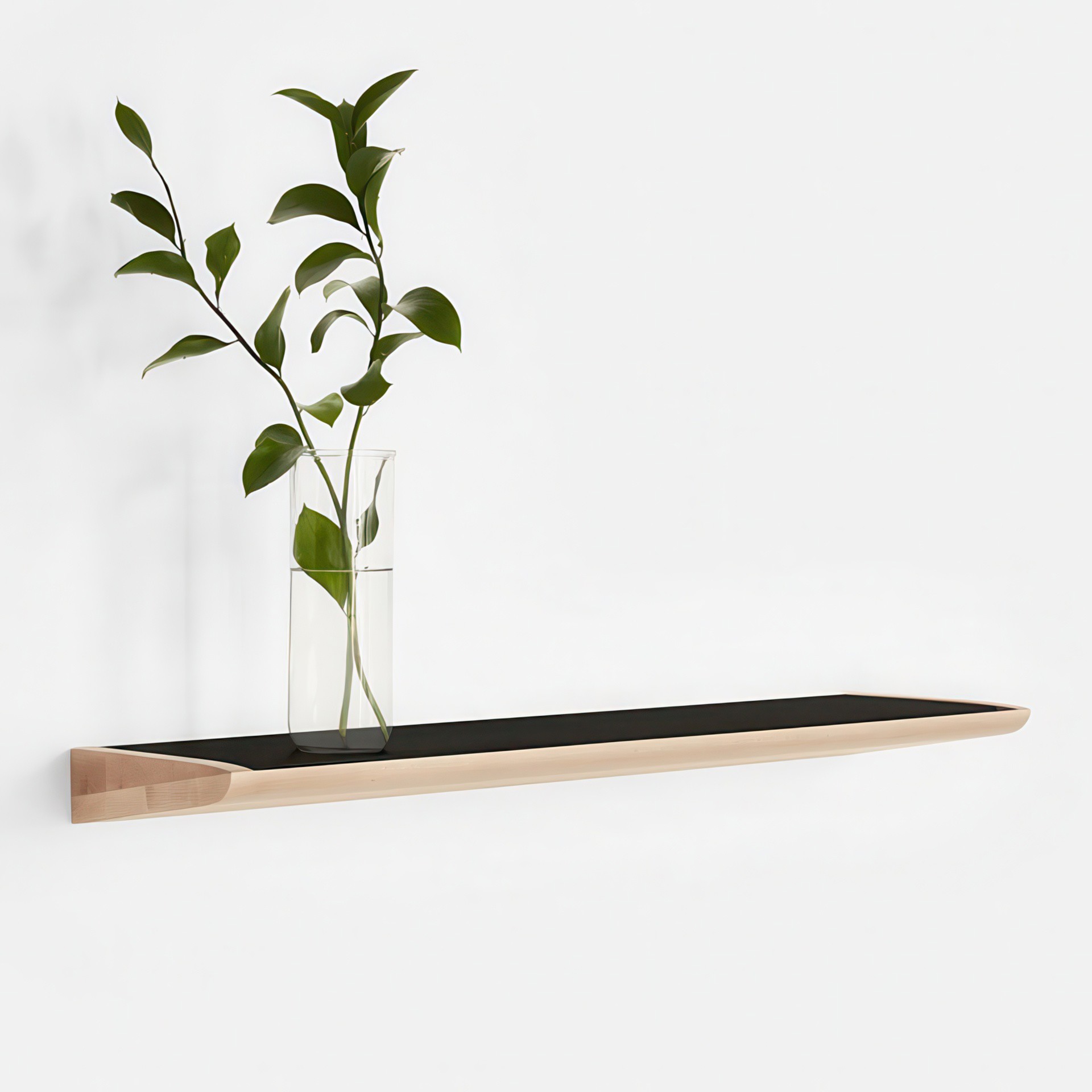 Tablette murale érable/noir Ergonofis KIT-WS-V01-32-BLK-MAP | Tanguay