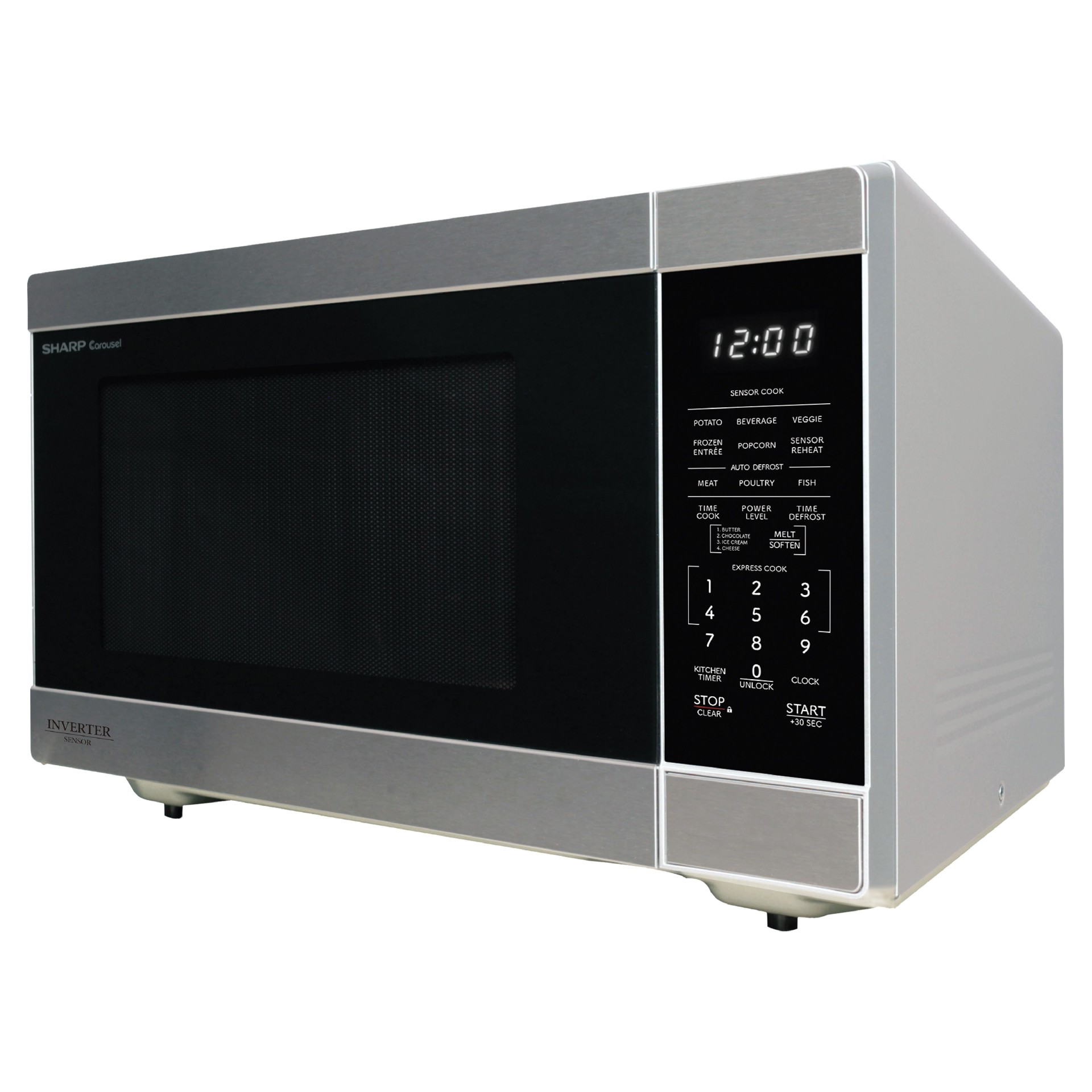 Micro-ondes Inverter 1.6 pi3 - 1100W Sharp SMC1664KSC | Tanguay