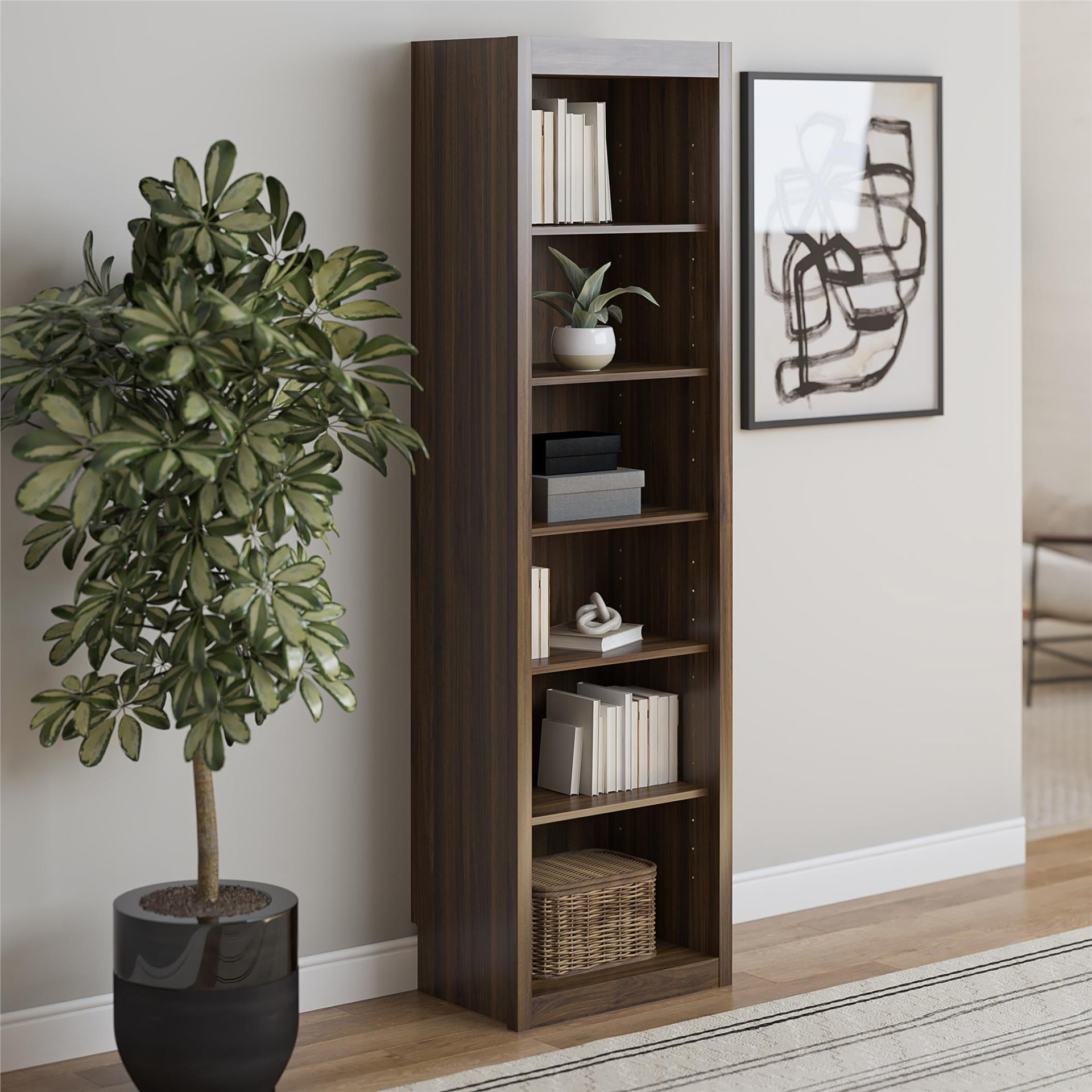 Paramount Storage Tower Bookcase Dorel Home 5811222COM | Tanguay