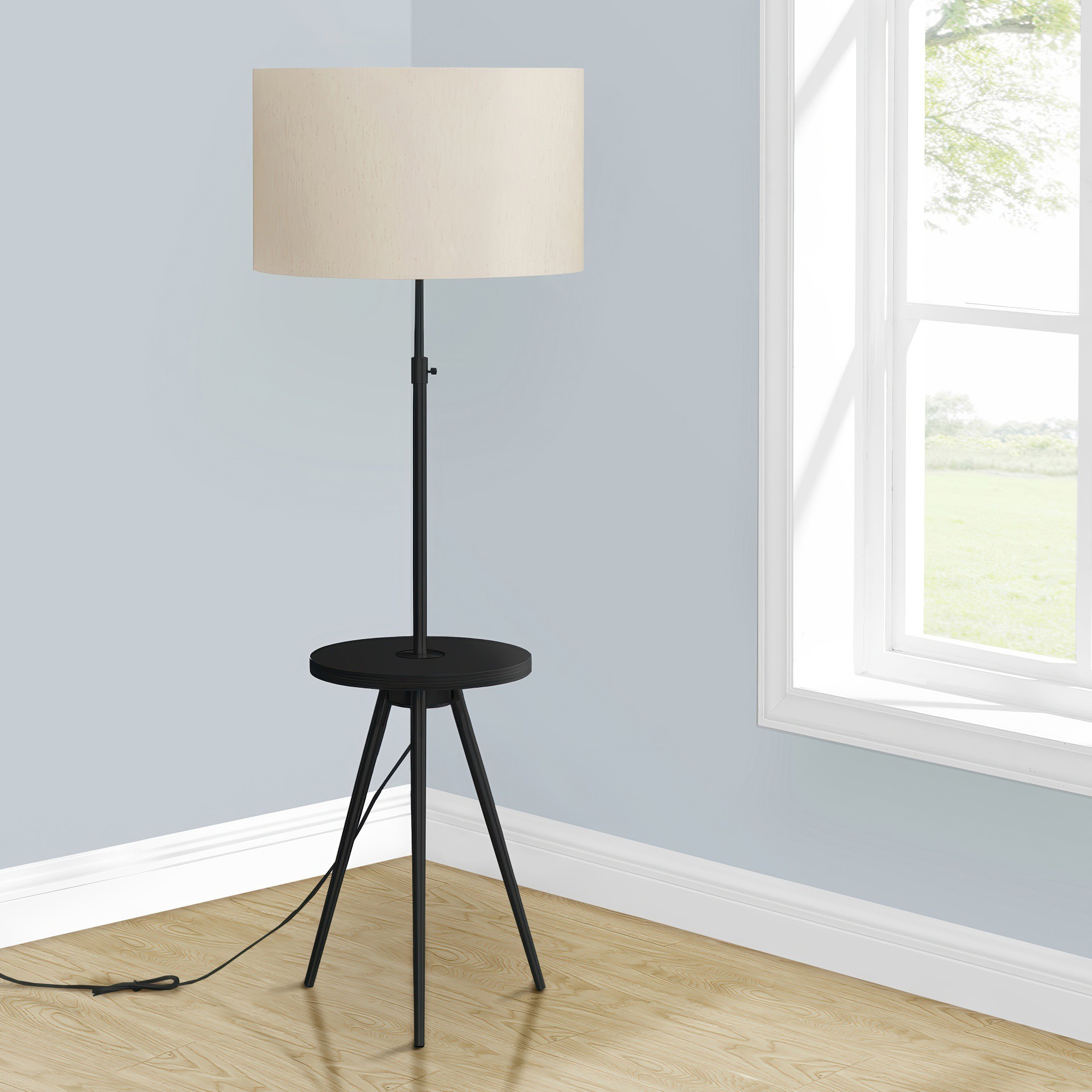 Floor Lamp with Integrated Table Monarch Specialties | Tanguay
