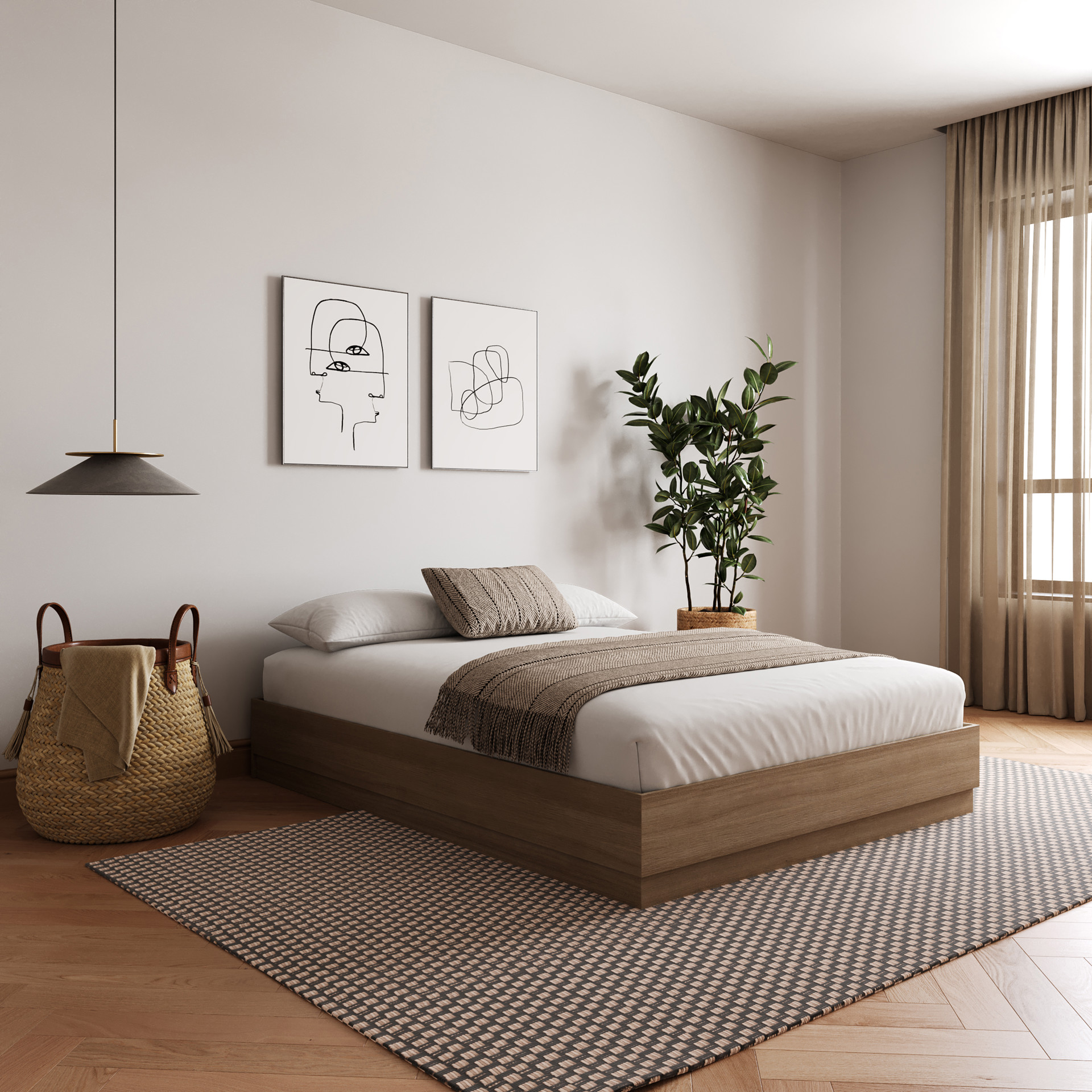 Lit plateforme Milano - Grand Nexera 256088 | Tanguay