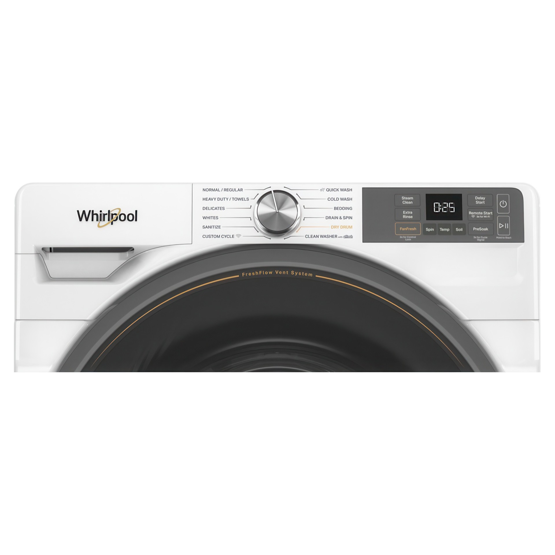 Laveuse à chargement frontal 5.2 pi3 Whirlpool WFW5720RW | Tanguay
