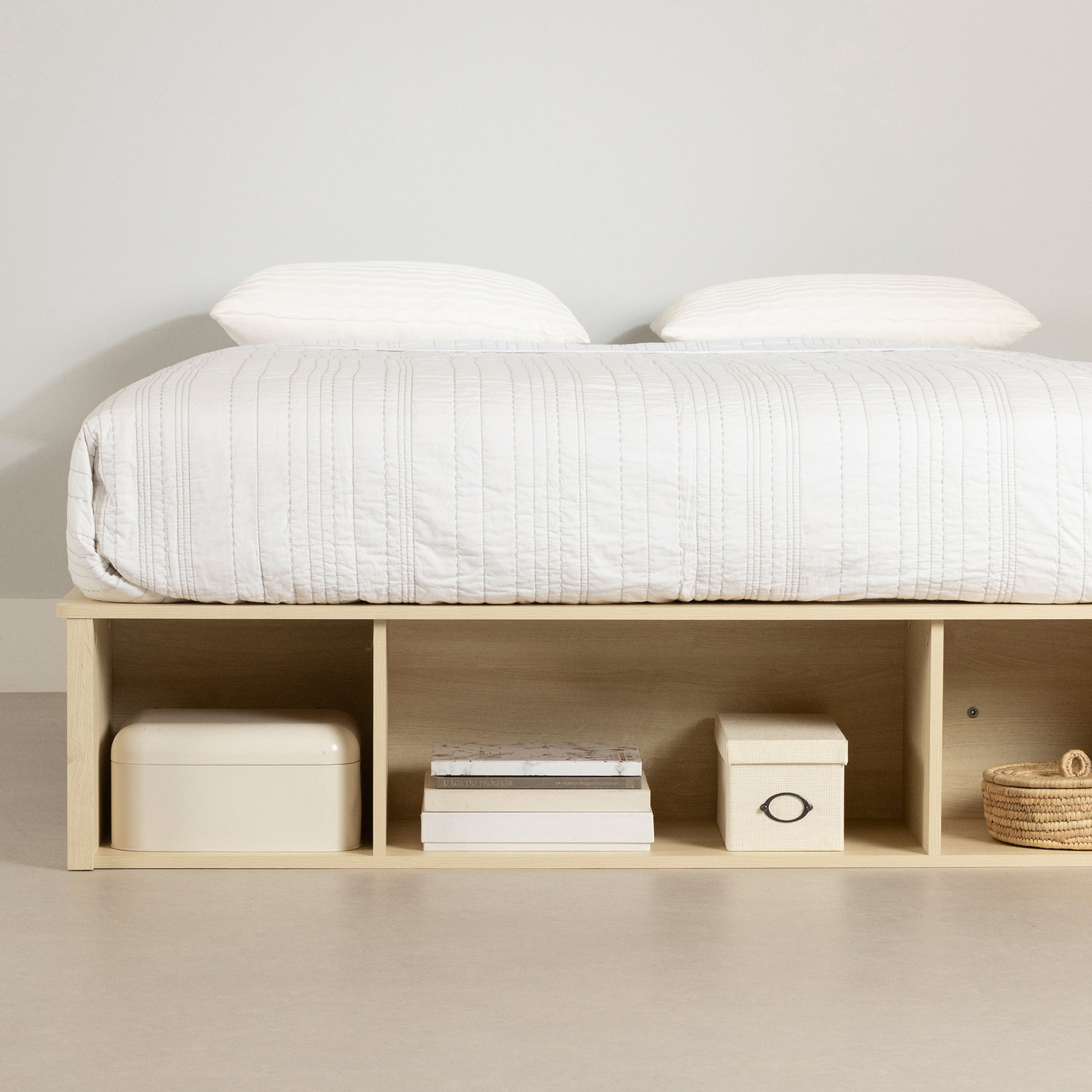 Base de lit Avilla avec rangement - Grand South Shore 16455 | Tanguay