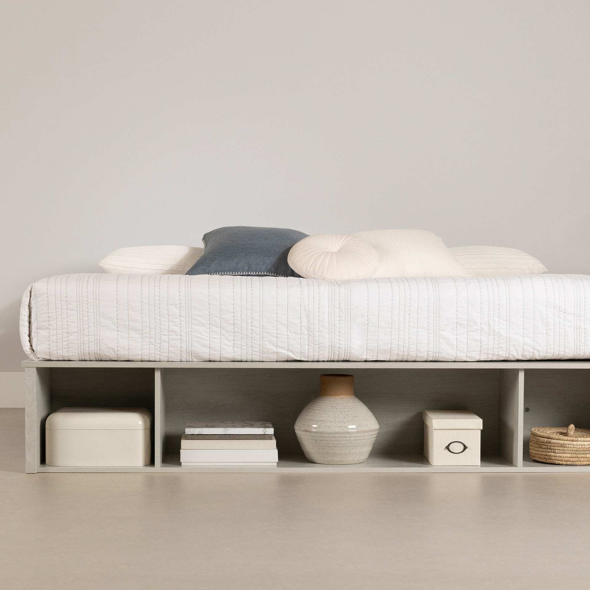 Base de lit Avilla avec rangement - Très grand South Shore 16456 | Tanguay