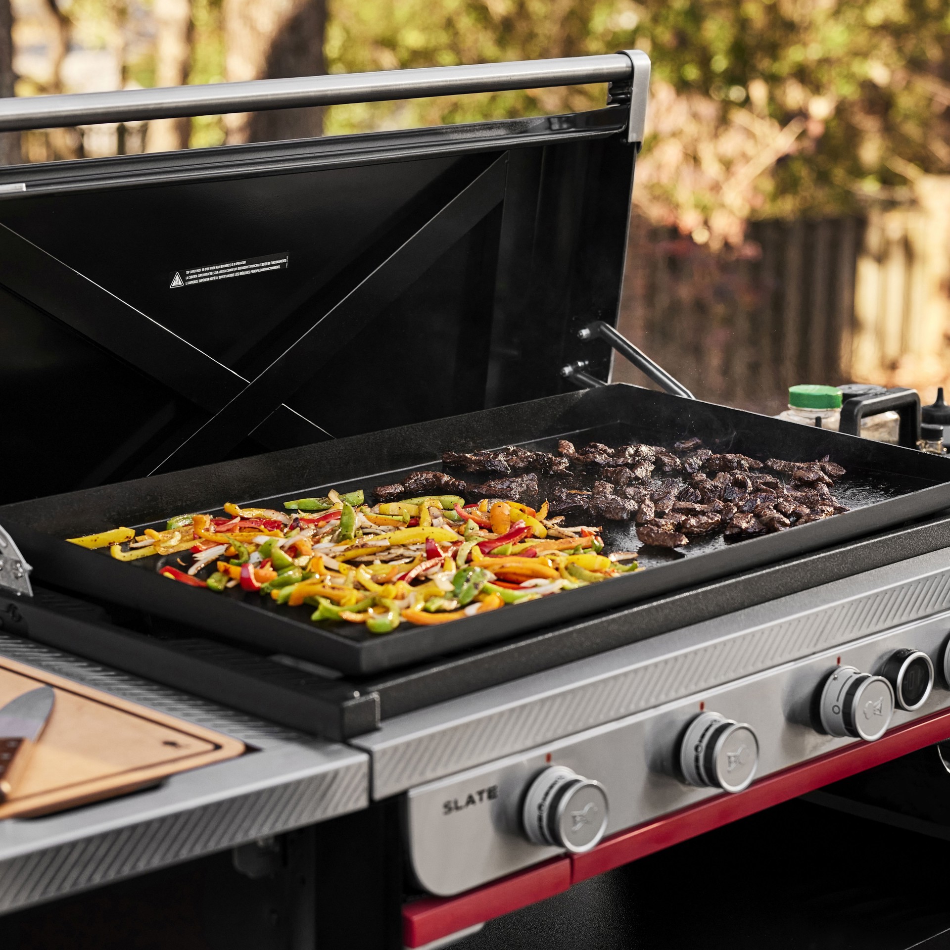 Plancha au gaz antirouille - Slate 36 po Weber 1500216 | Tanguay