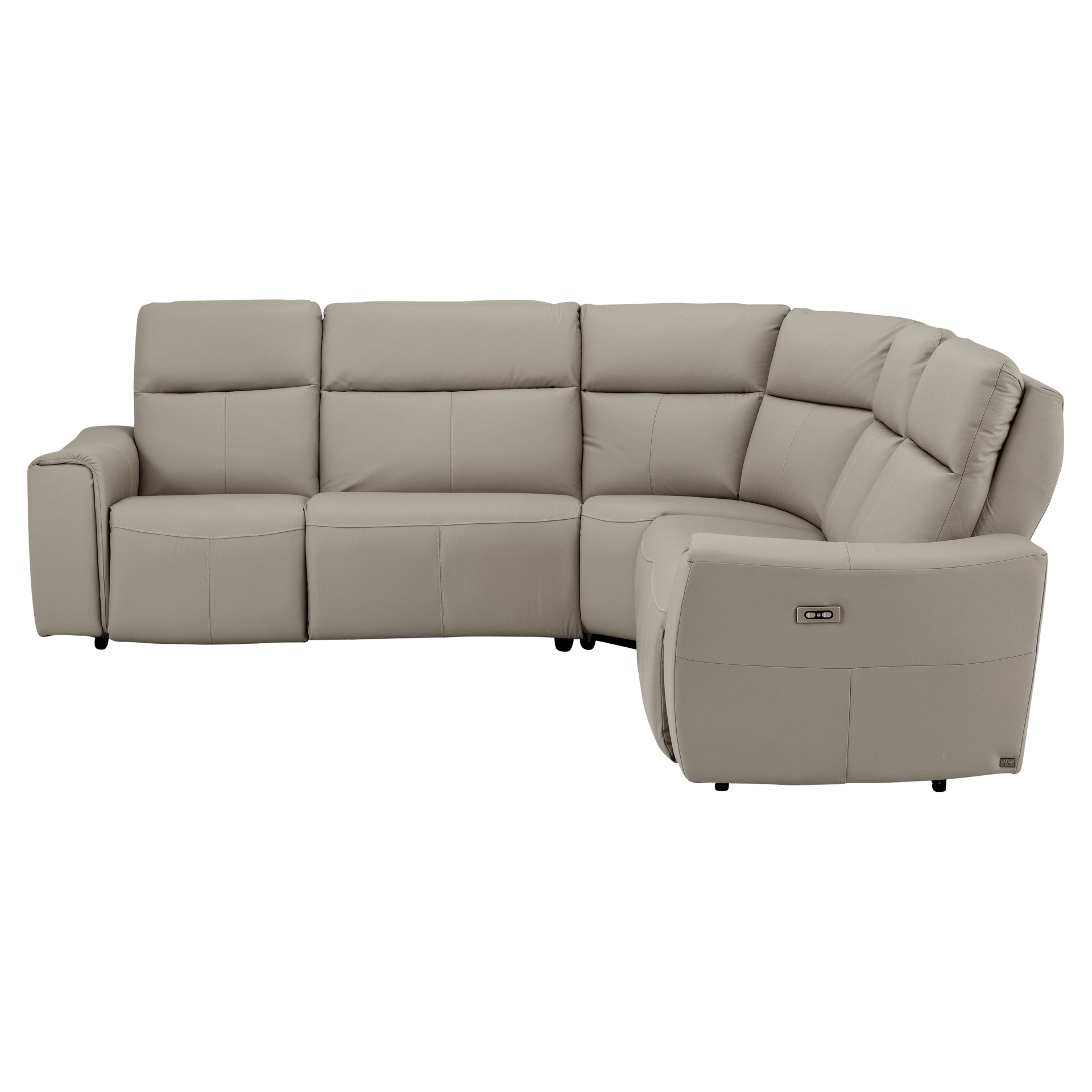 Sectionnel inclinable motorisé en cuir 5 pièces - Craig Elran *4070/500 ...