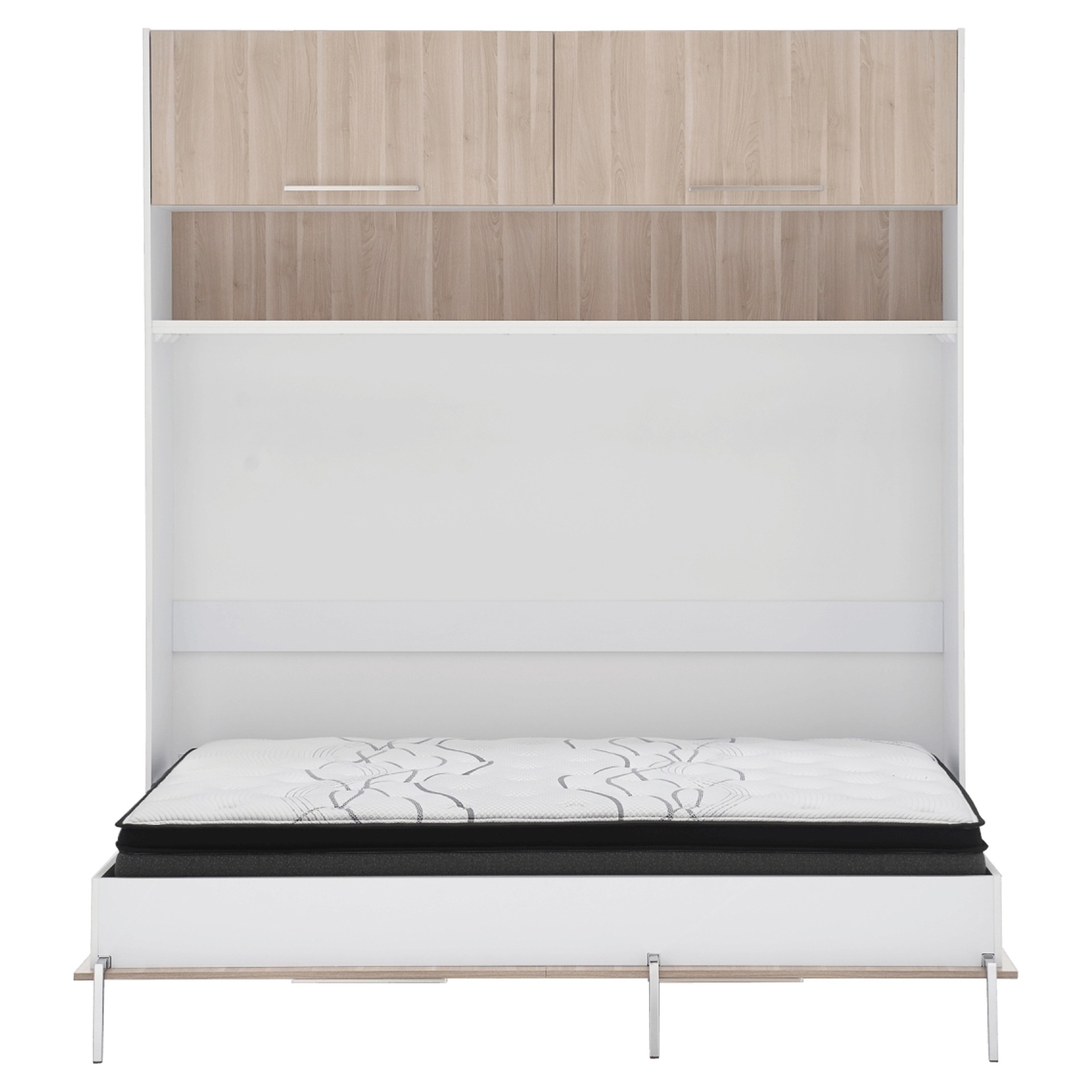 Lit escamotable horizontal Simple avec rangement EK Design *Q30S ...