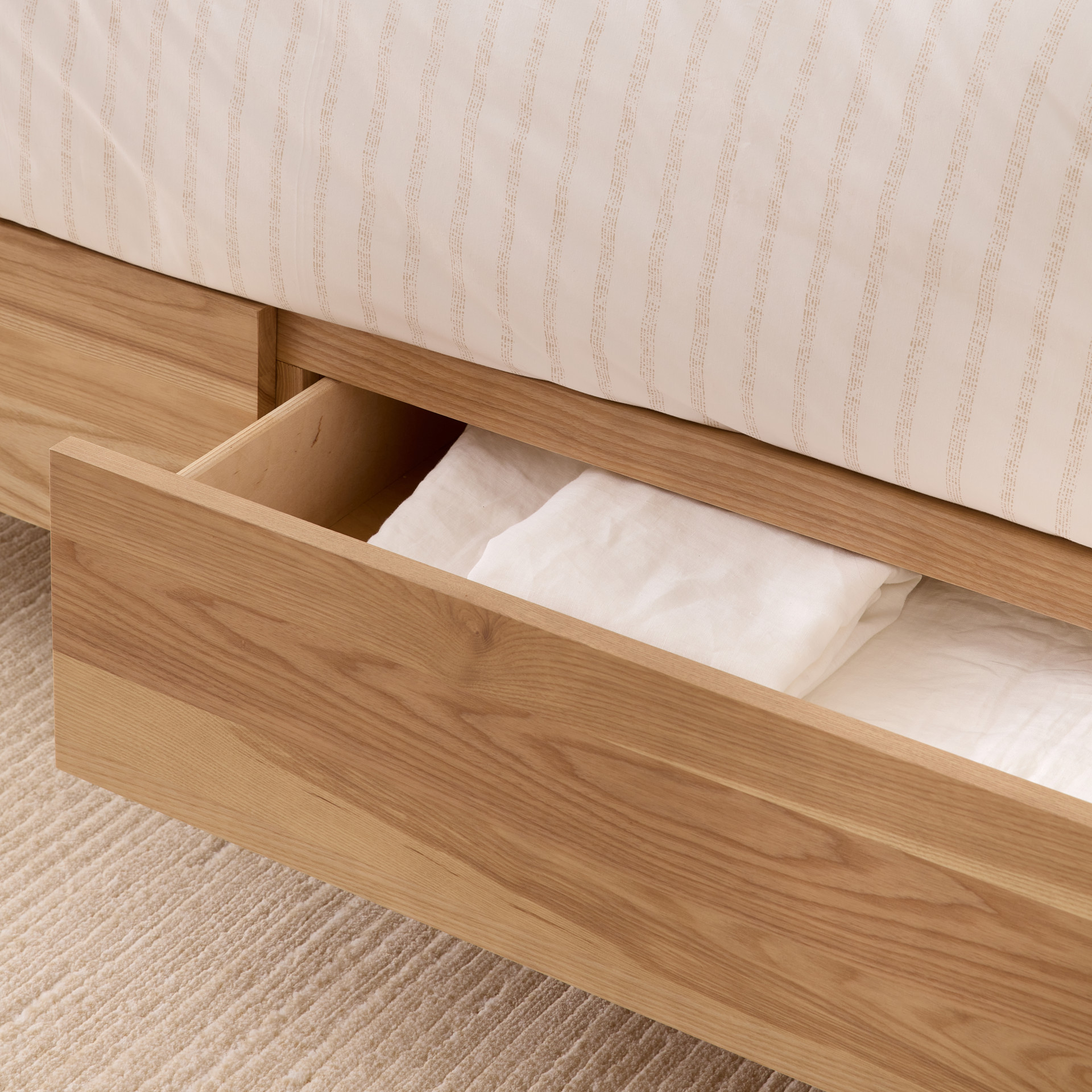 Lit plateforme Zenith avec rangement - Très grand 2 places Arboit ...