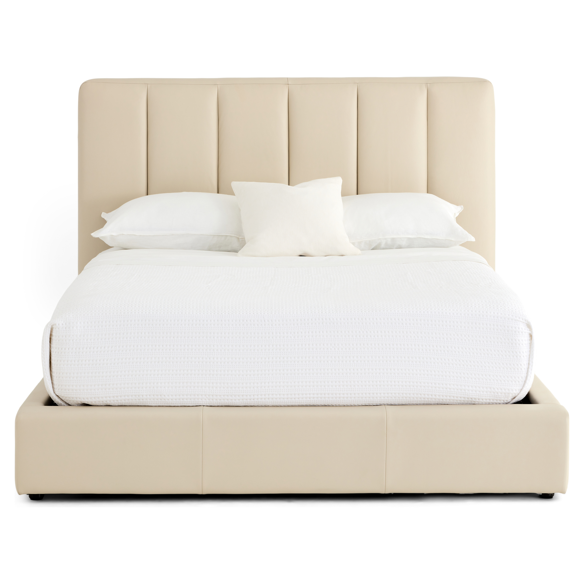 Très grand lit plateforme rembourré avec espace de rangement Palliser ...