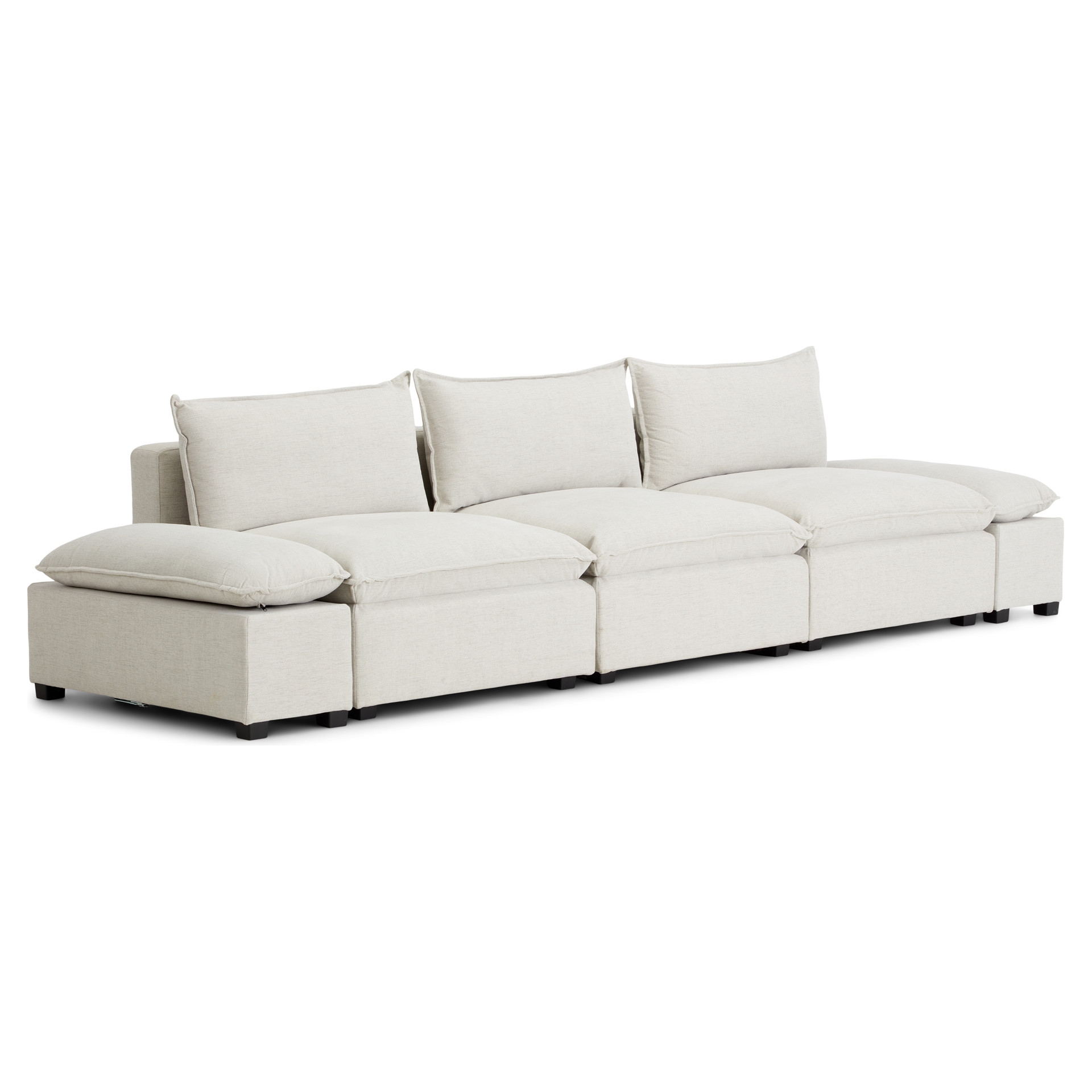 Sofa modulaire Marliss 5 pièces avec accoudoirs ajustables Primo ...