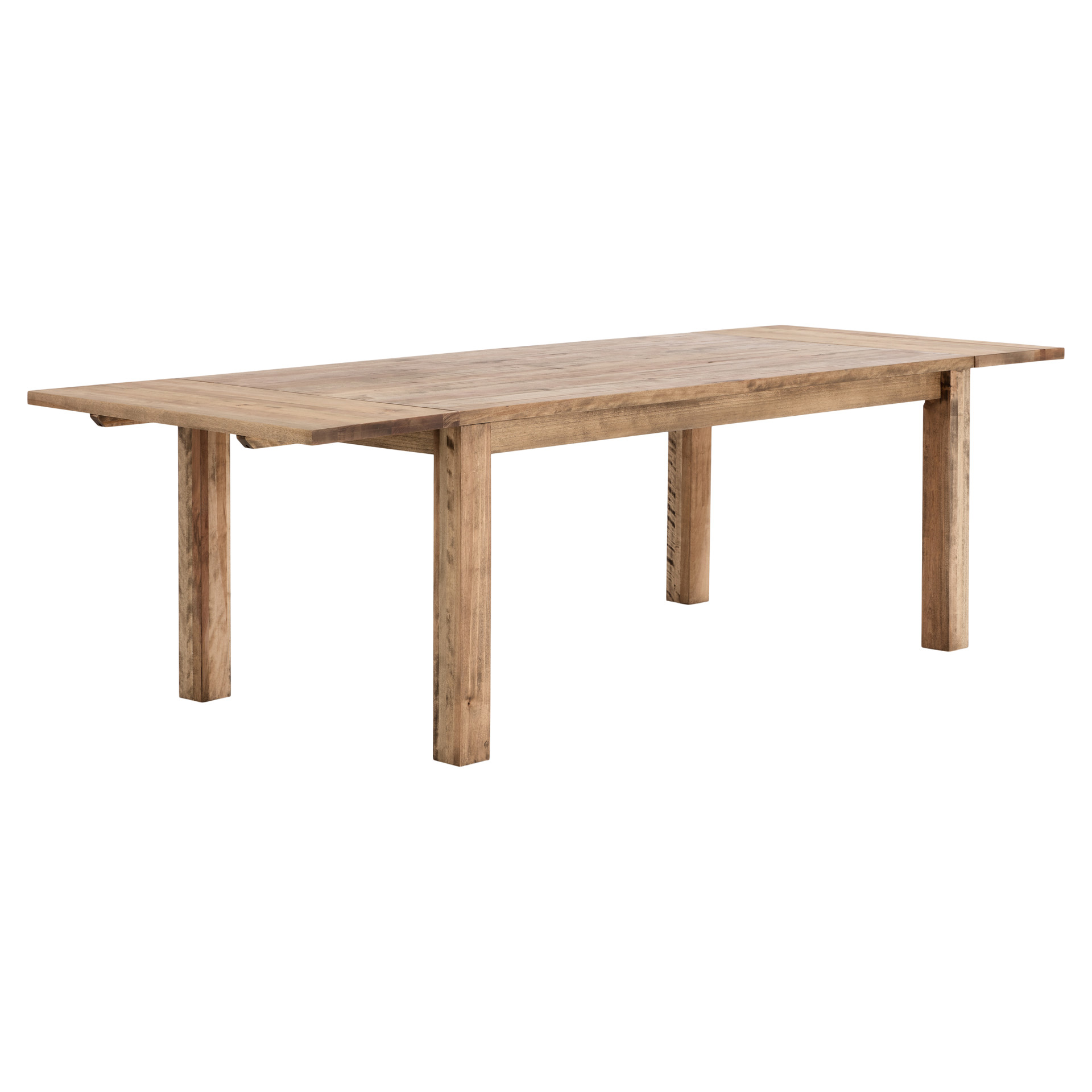 Table à manger en bois massif avec ensemble de 2 rallonges Tomali *T ...