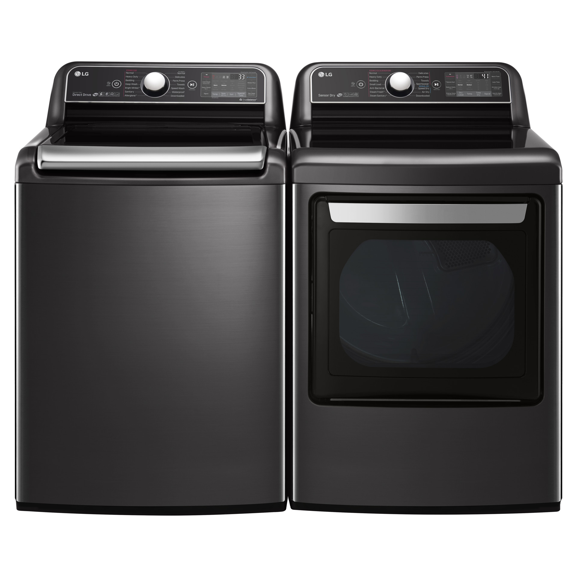 Smart Front Load Washer & Dryer Set with Turbosteam LG *WT7900HBA ...