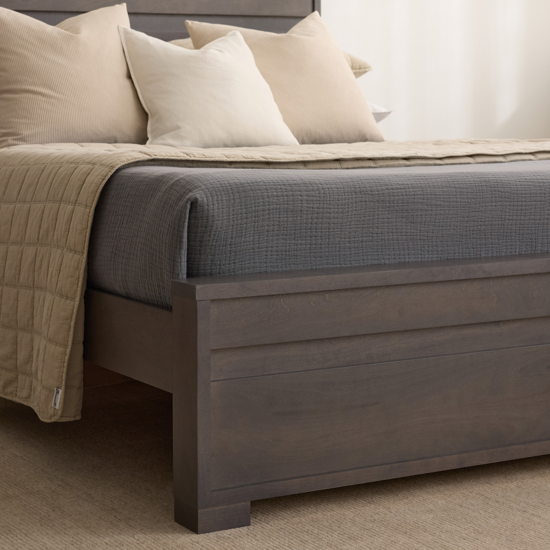 Lit classique série 3200 cendre - Double Industrie Villageois *3200D ...