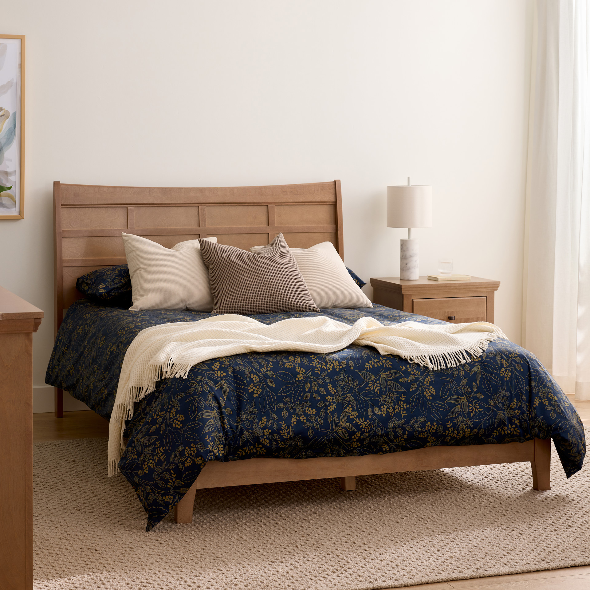 Lit classique série 9700 châtain - Double Industrie Villageois *9700D ...