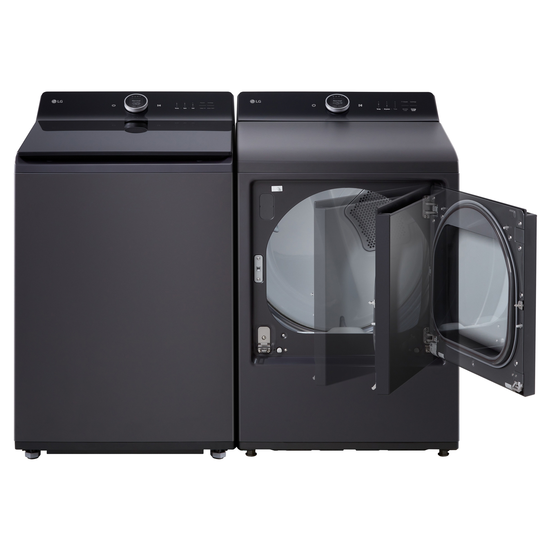 Laveuse à chargement par le haut de 6.3 pi³ et sécheuse électrique de 7.3 pi³ LG *WT8600CB ...