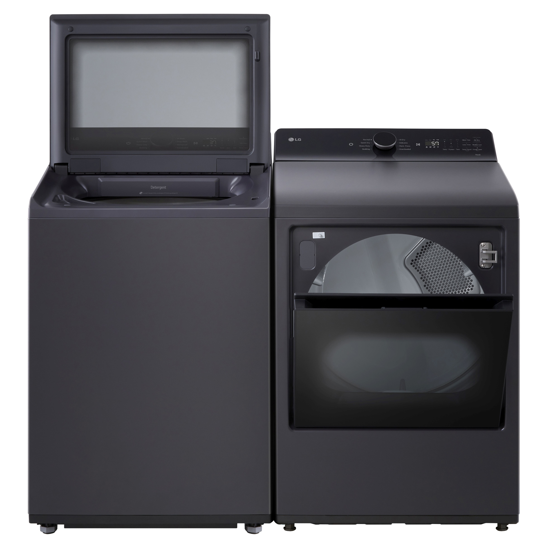 Laveuse à chargement par le haut de 6.1 pi³ et sécheuse électrique de 7 ...